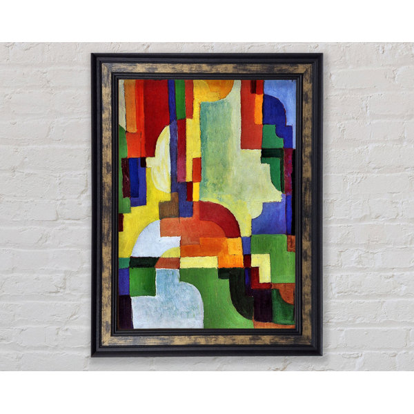 Bright Star August Macke Coloured Forms 1 - Single Picture Frame Art ...