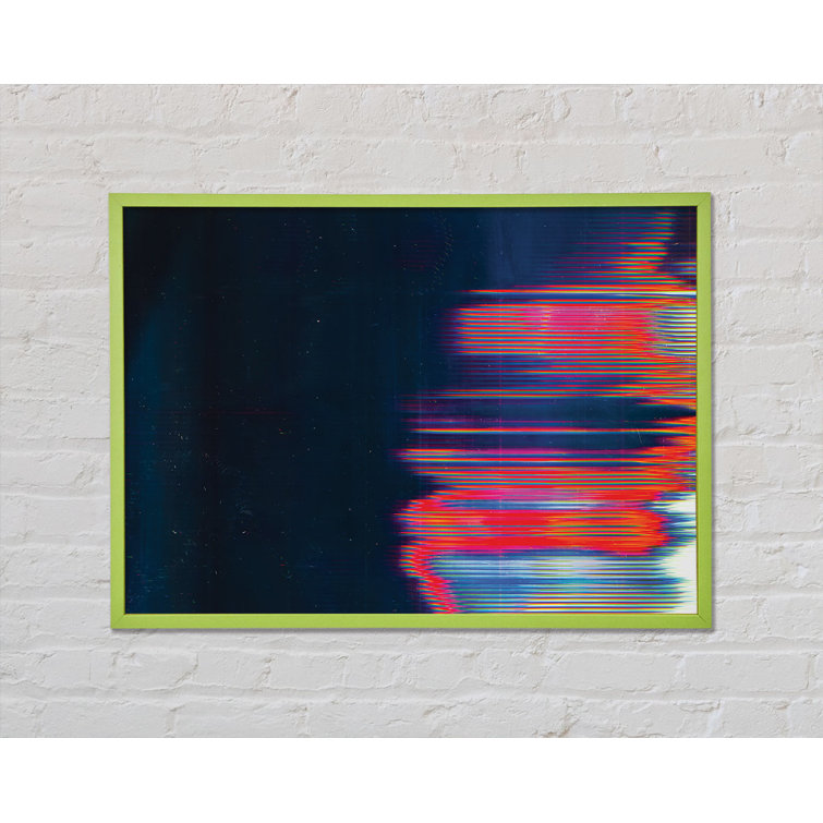 Ivy Bronx Distorted Movement Red - Single Picture Frame Art Prints ...