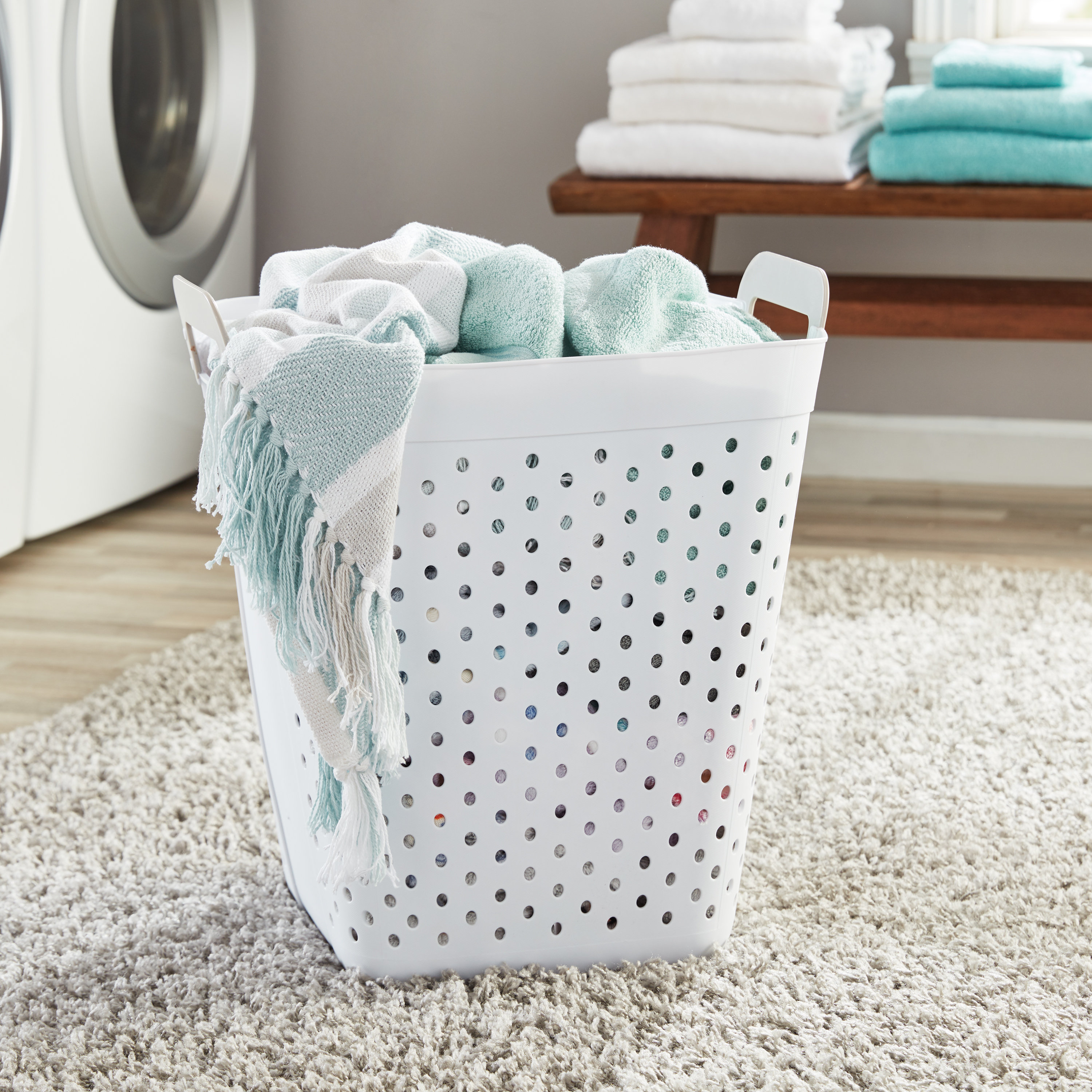 Starplast Plastic Laundry Hamper | Wayfair