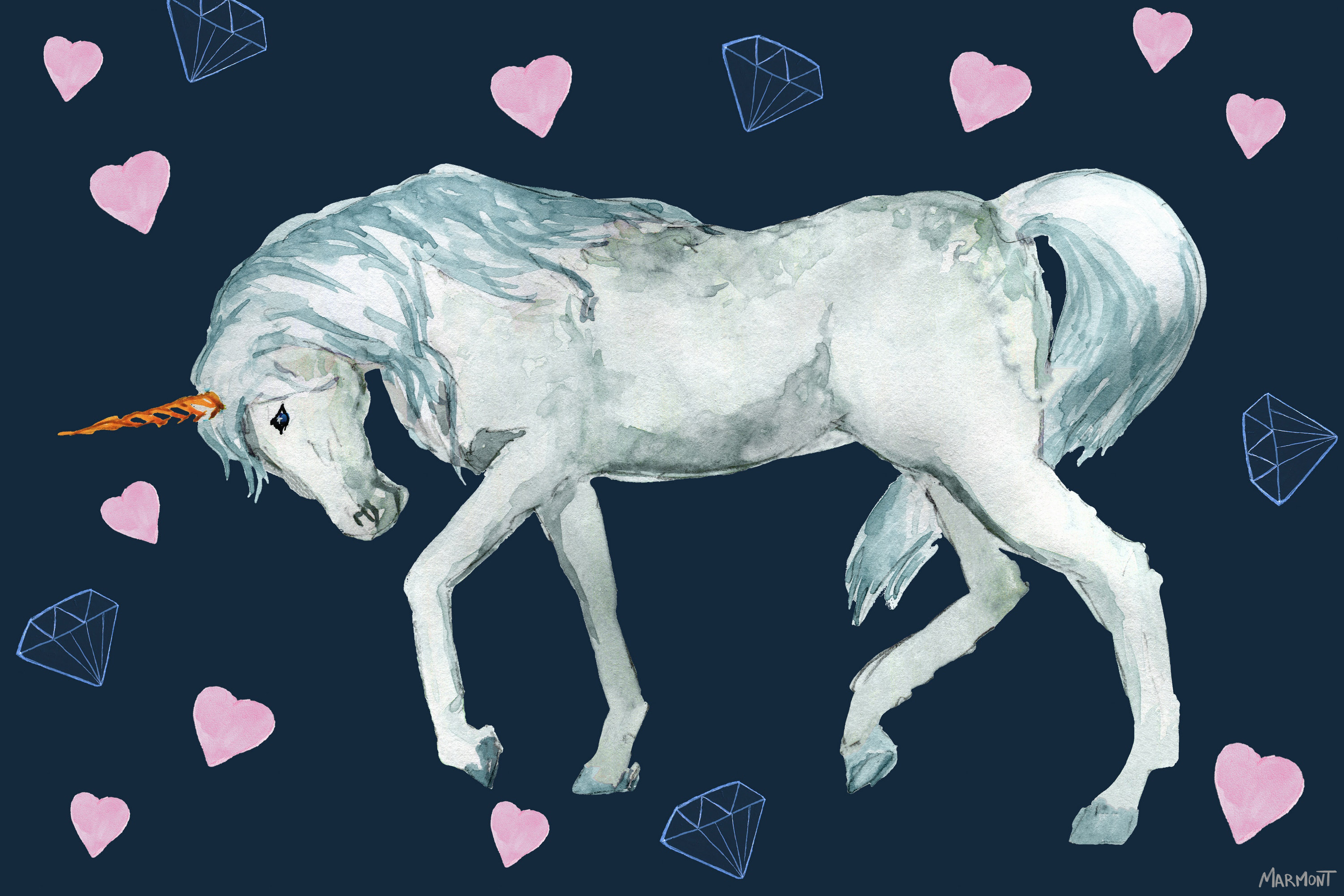 Isabelle & Max™ Bratton Shine Bright Like A Unicorn Print on Wrapped ...