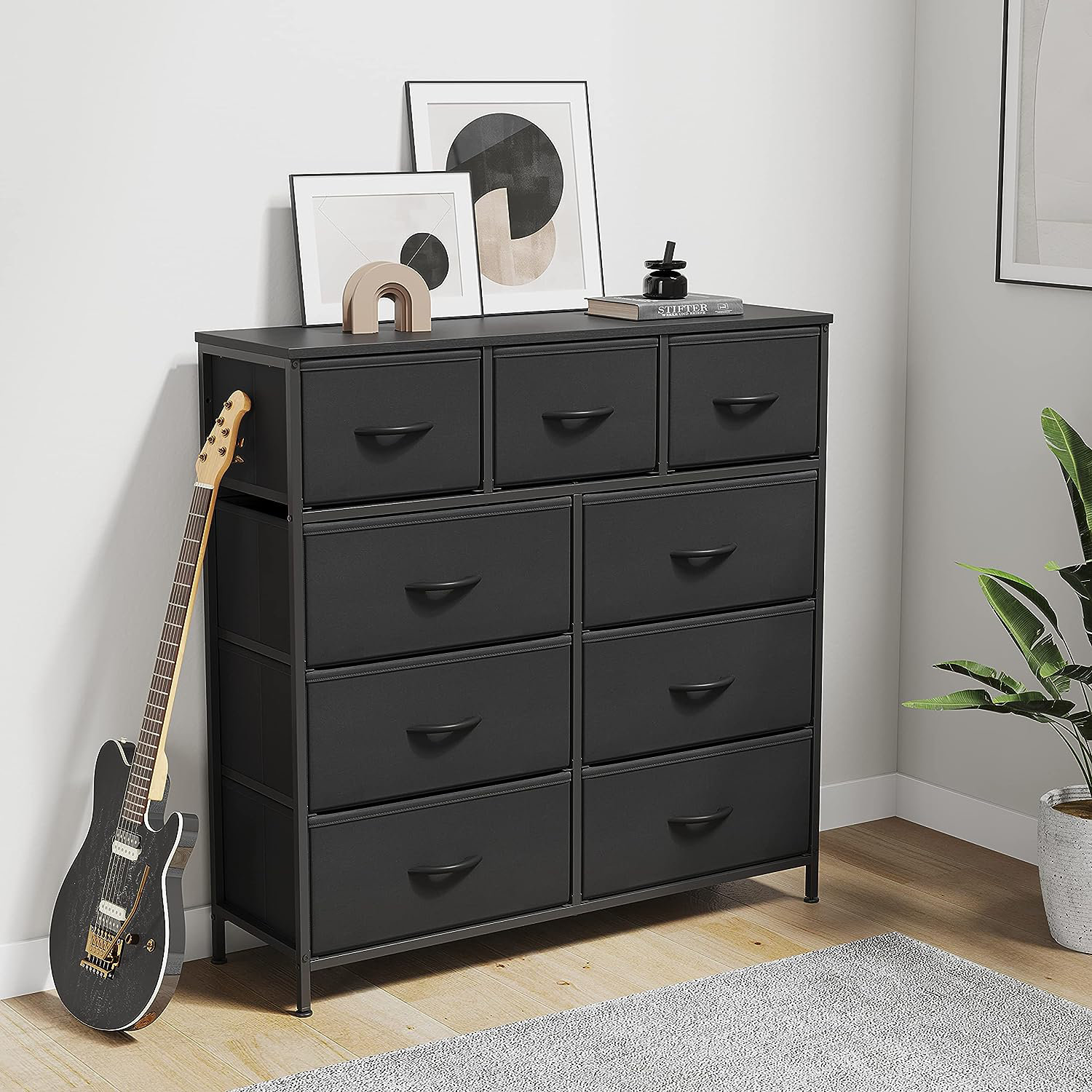 Rebrilliant Mastic 9 Drawer 38" W Dresser | Wayfair