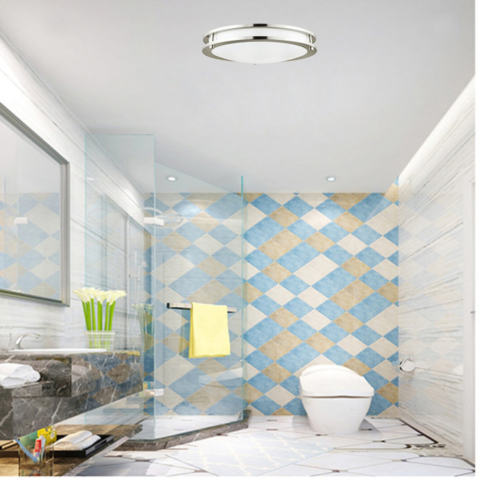 Hokku Designs Shook LED Flush Mount Selectable Color Temperature ...