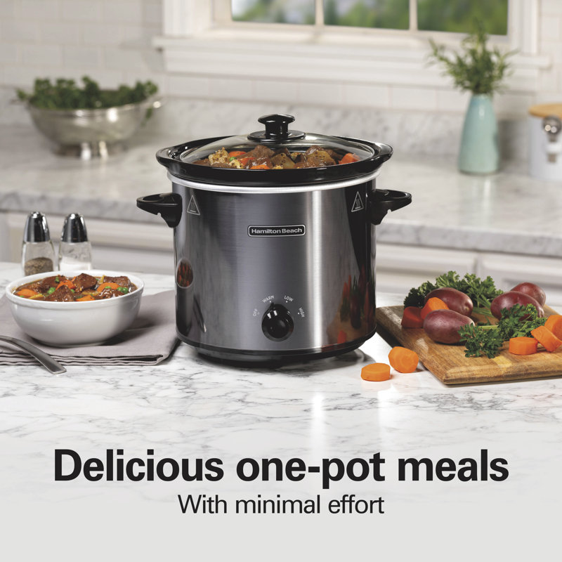 Hamilton Beach 4 Quart Round Slow Cooker & Reviews | Wayfair