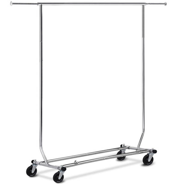 Rebrilliant Dwight Rolling Adjustable Garment Rack & Reviews | Wayfair