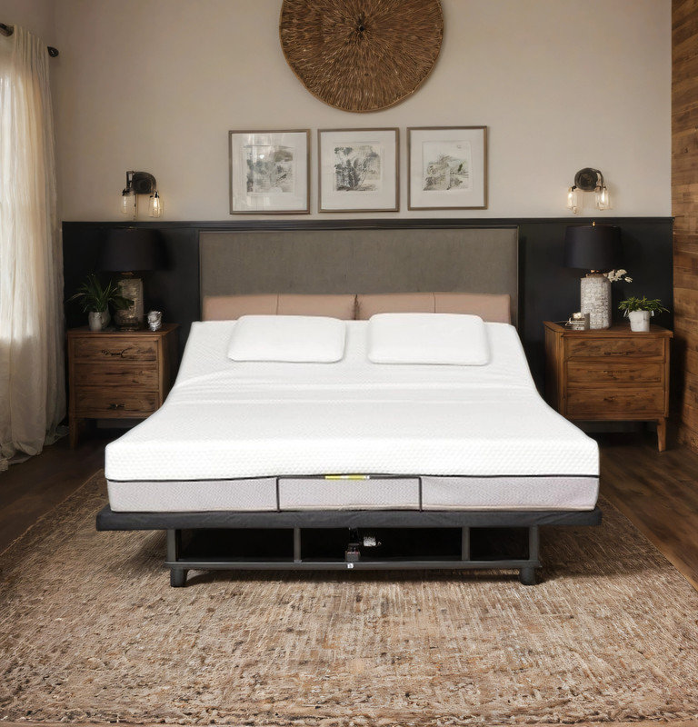 Alwyn Home Bed Frame with Head and Foot Incline, Quiet Motor, Full Size ...
