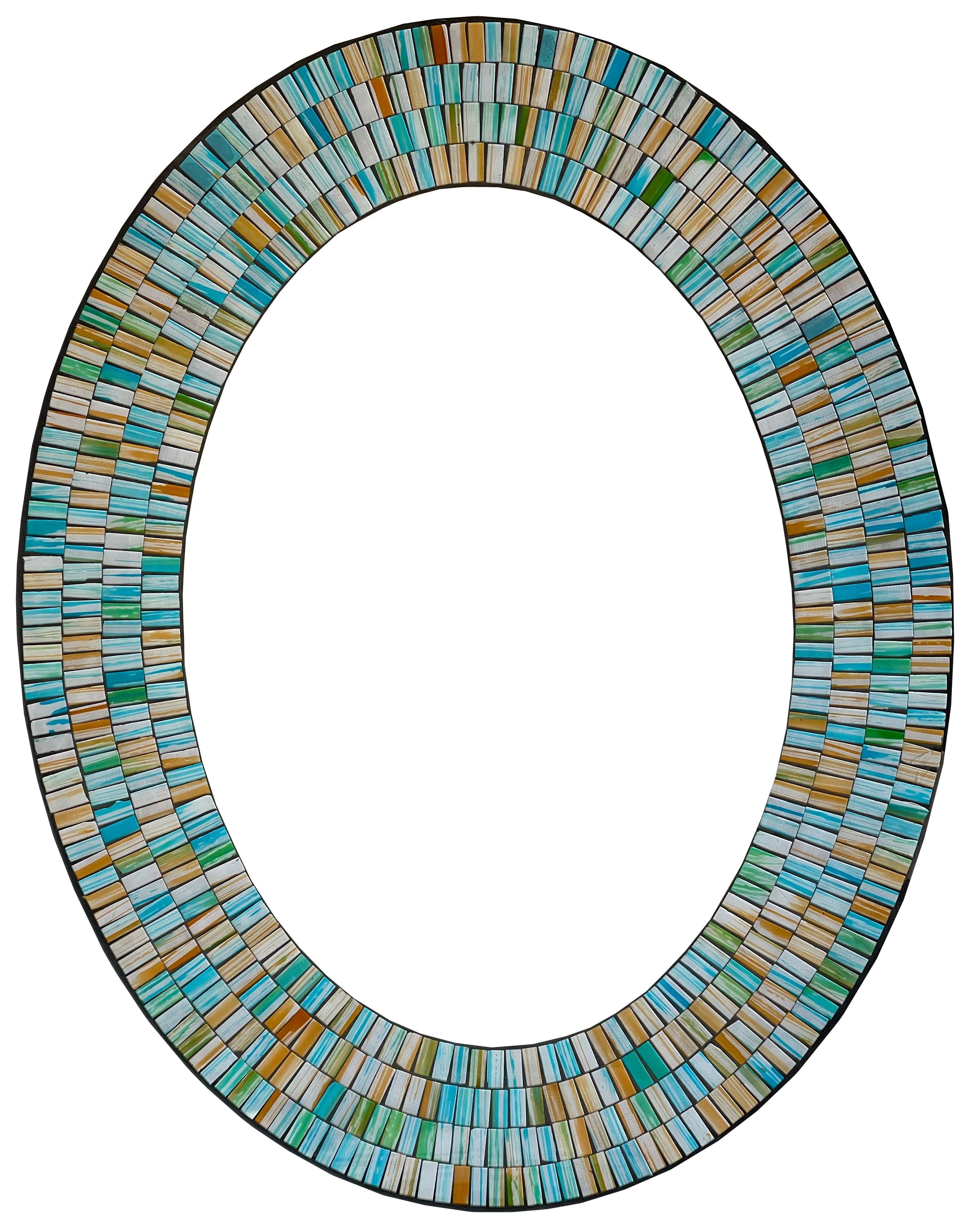 Zorigs Mosaic Mirror, Wall Art Décor – Handcrafted Decorative Wall ...