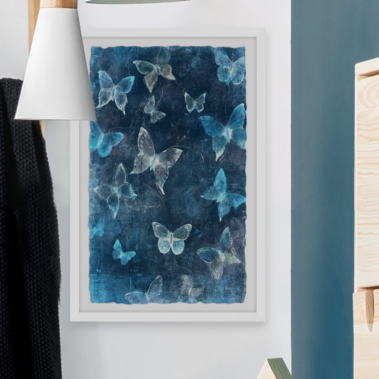 Marmont Hill 'Cute Butterflies' - Picture Frame Painting Print on Paper ...