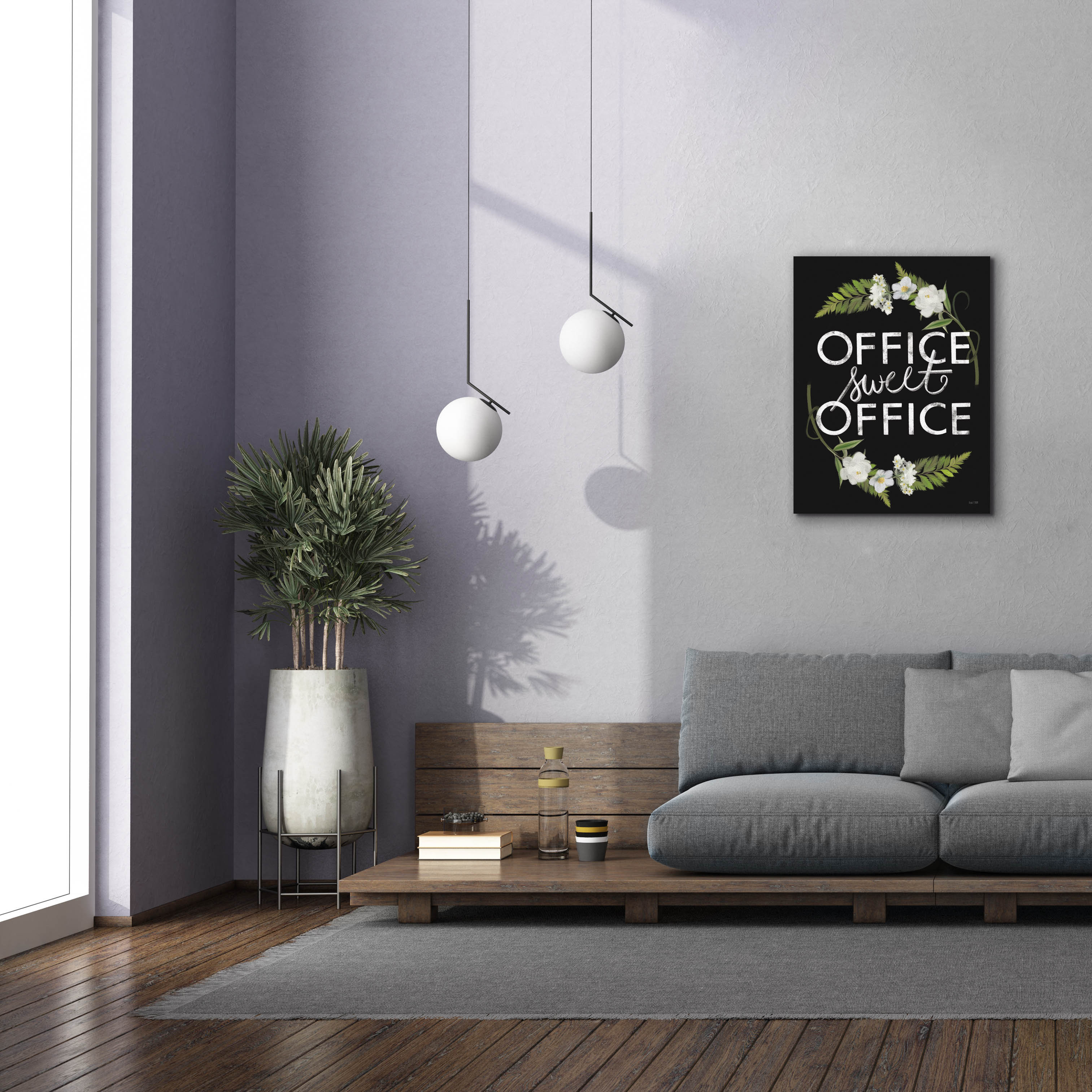 Trinx 'Office Sweet Office' by House Fenway Canvas Wall Art | Wayfair