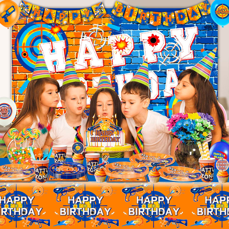 Lumcrajems 170 pcs Birthday Party Supplies, Party Decorations&Tableware ...