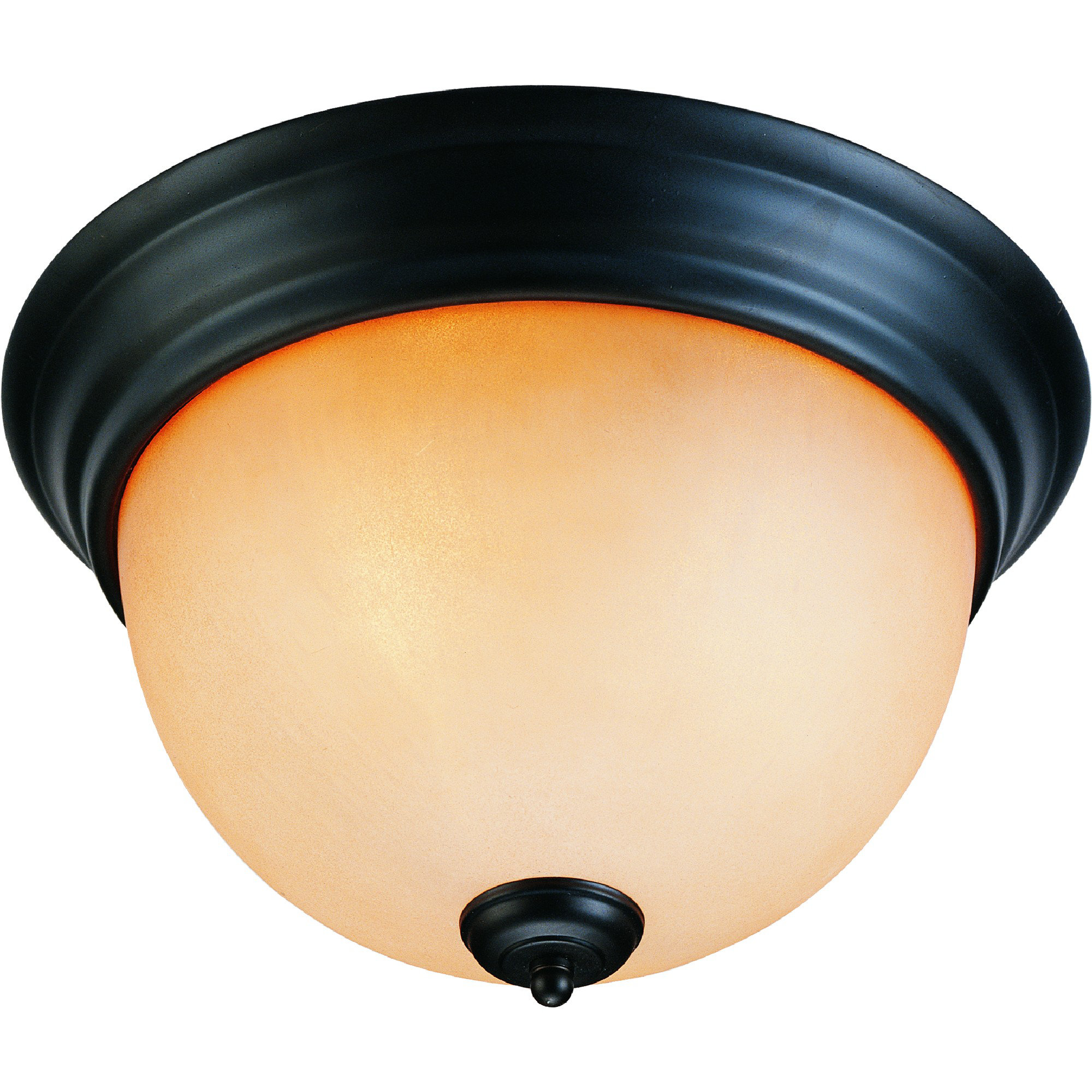 Volume Lighting Rainier 2-Light Simple Indoor Foundry Bronze Flush ...