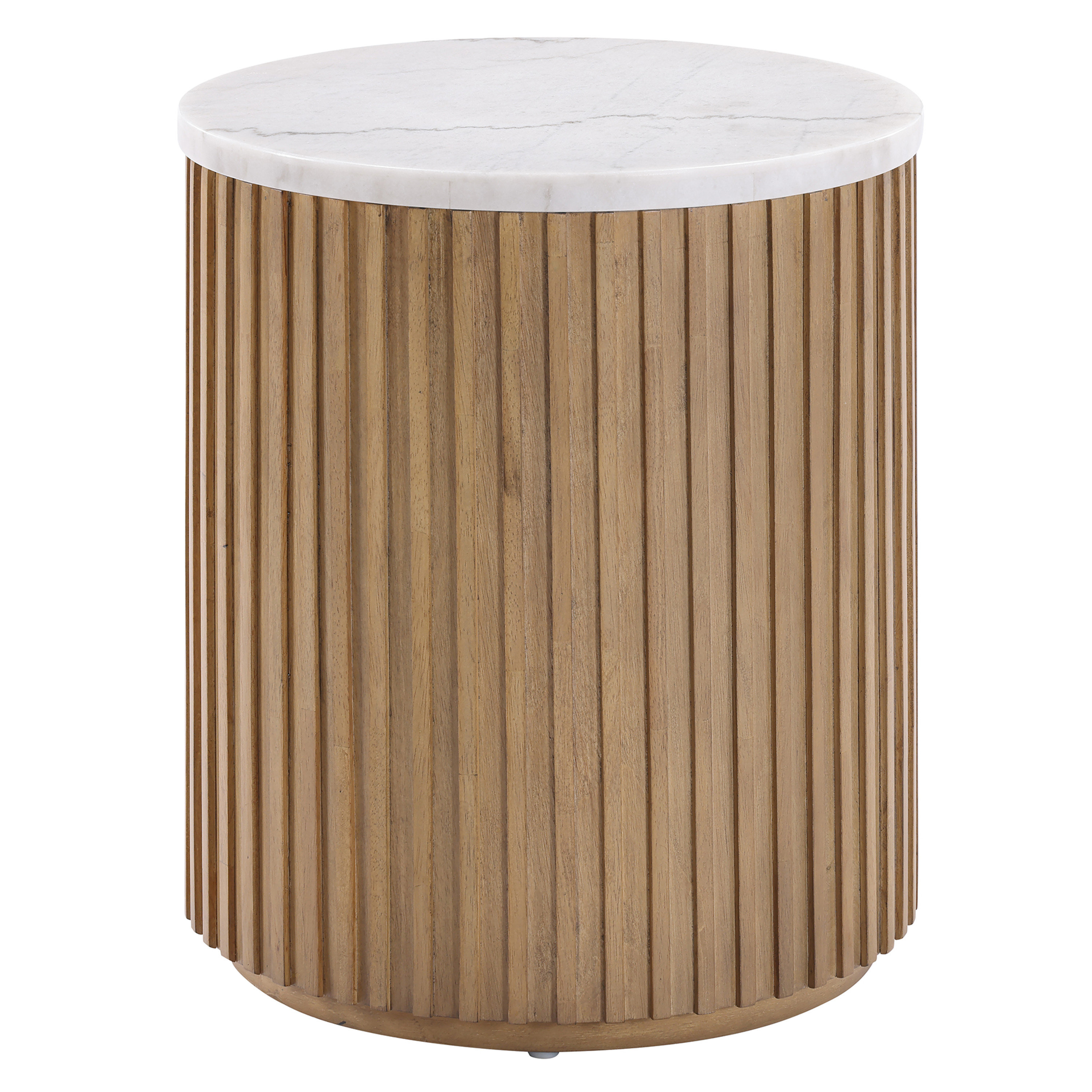 Latitude Run® Fiammetta Marble End Table & Reviews | Wayfair