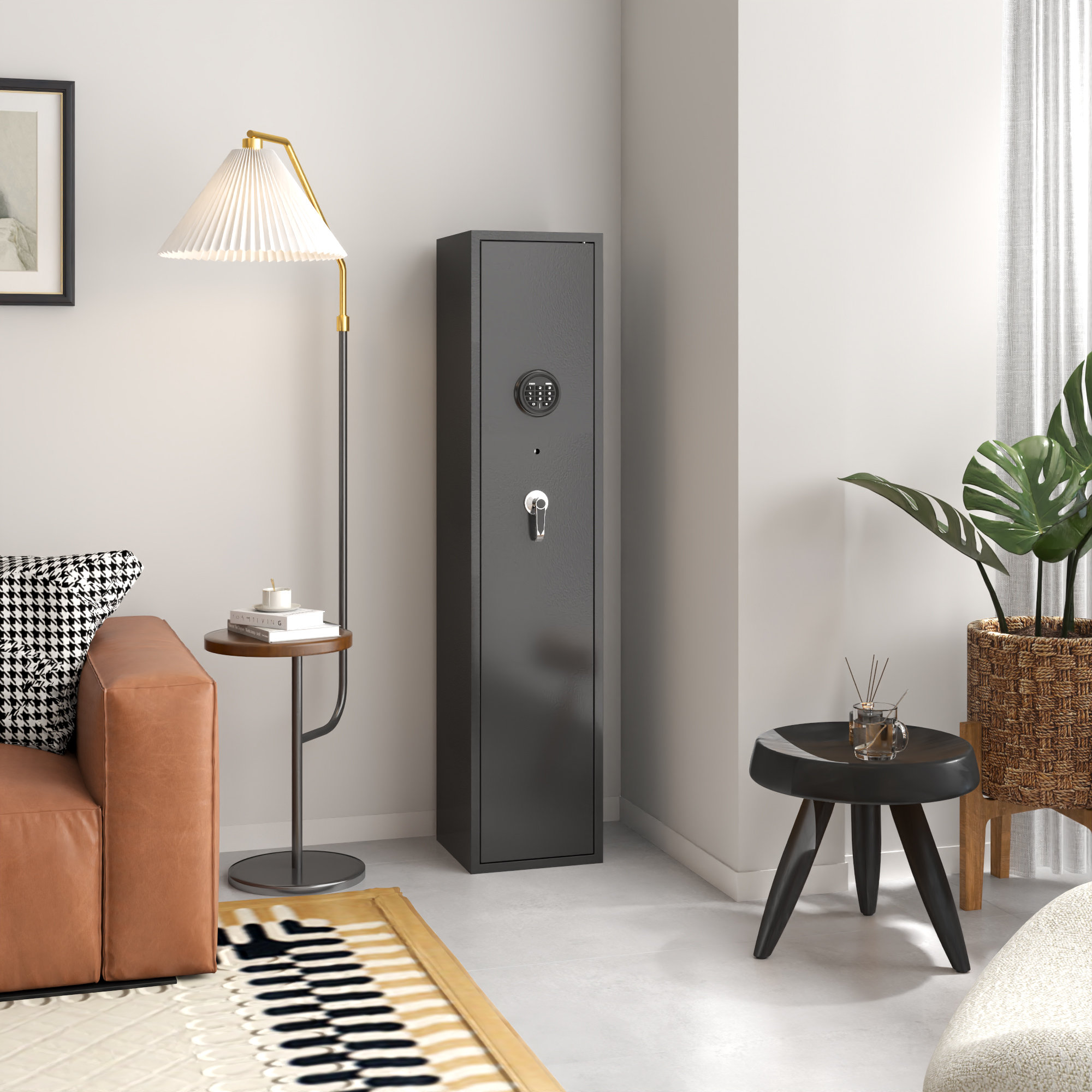 GangMei Gun safe lock,Fingerprint lock gun cabinet, Quick Access 3 ...