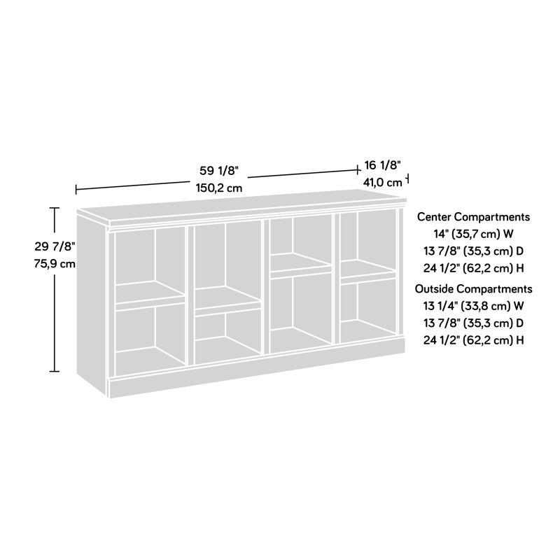 Sauder Aspen Post TV Stand for TVs up to 65" & Reviews | Wayfair