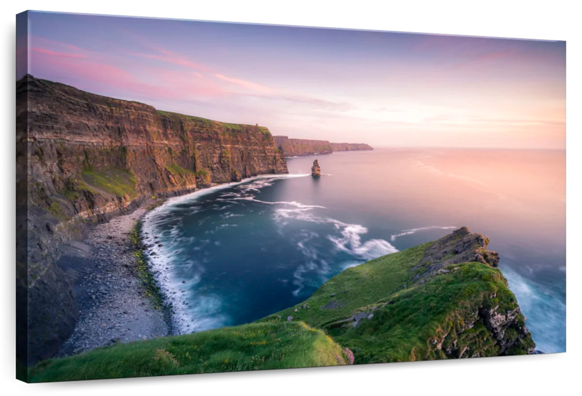 Dovecove Cliffs Of Moher Pink Sunset | Wayfair