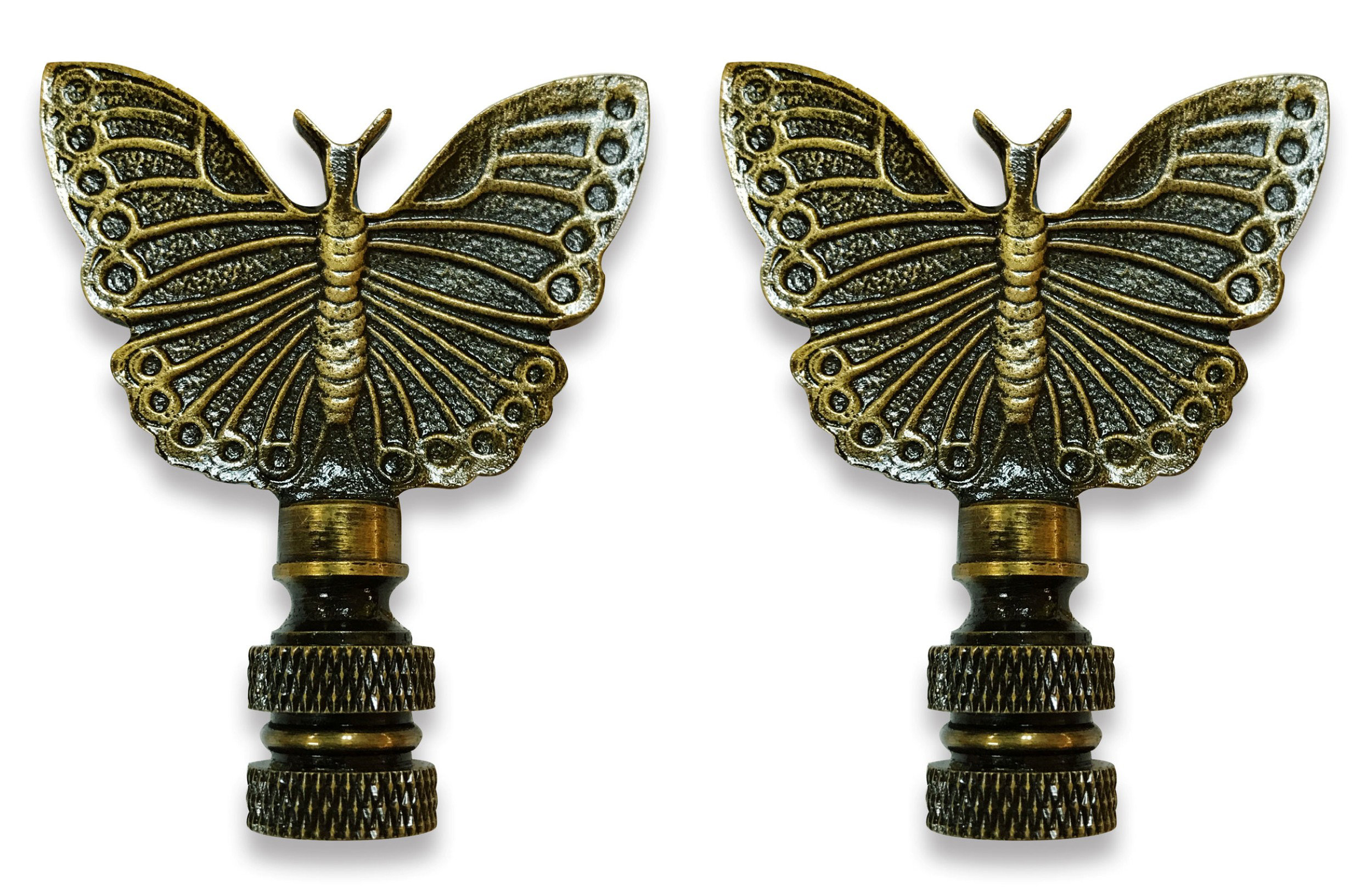 Royal Designs Monarch Butterfly Lamp Finial | Wayfair