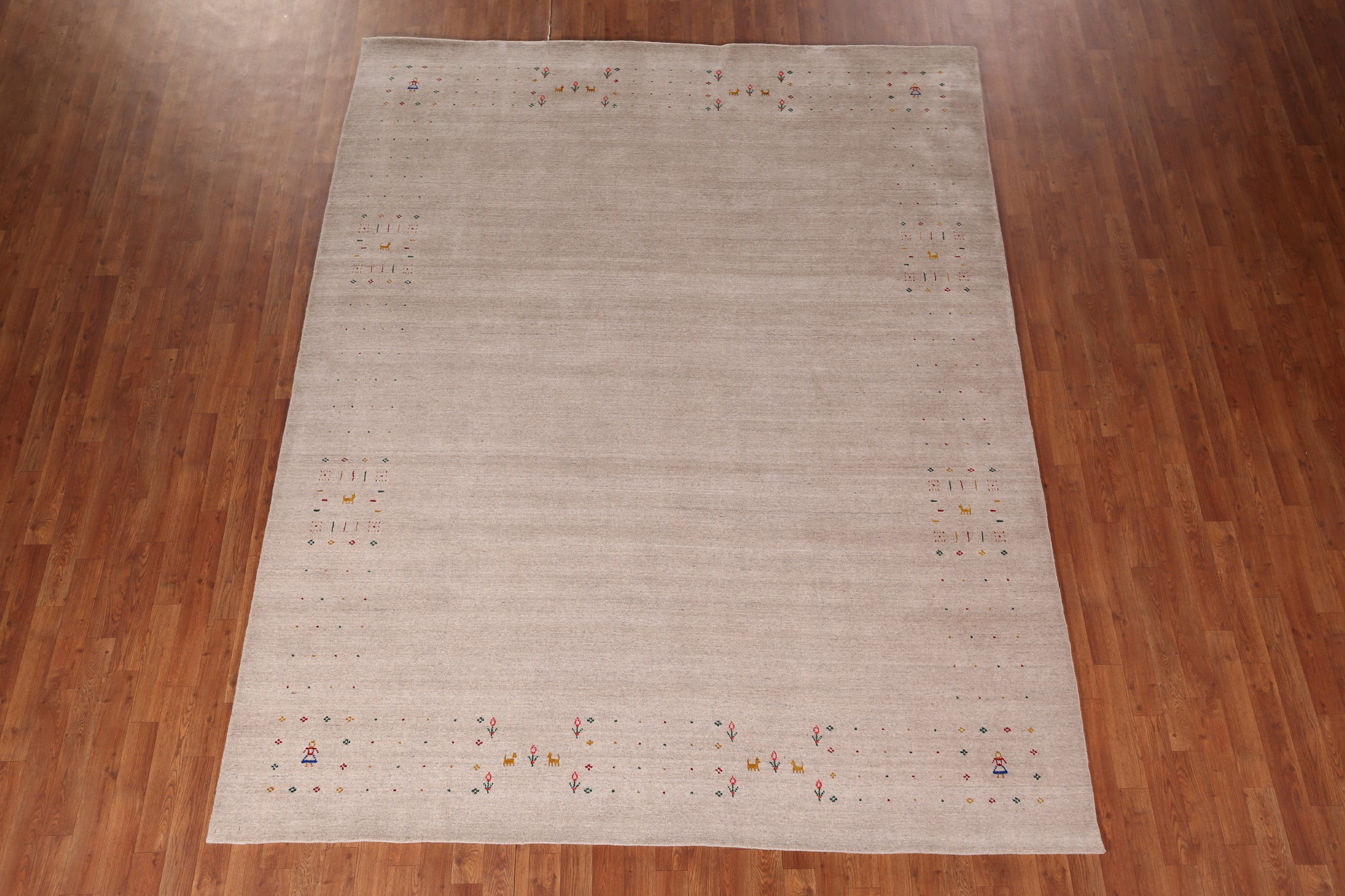 Bungalow Rose Handmade Gabbeh Indian Area Rug 8x10 | Wayfair