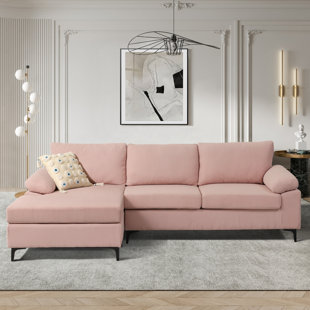 Pink Sectionals You'll Love | Wayfair
