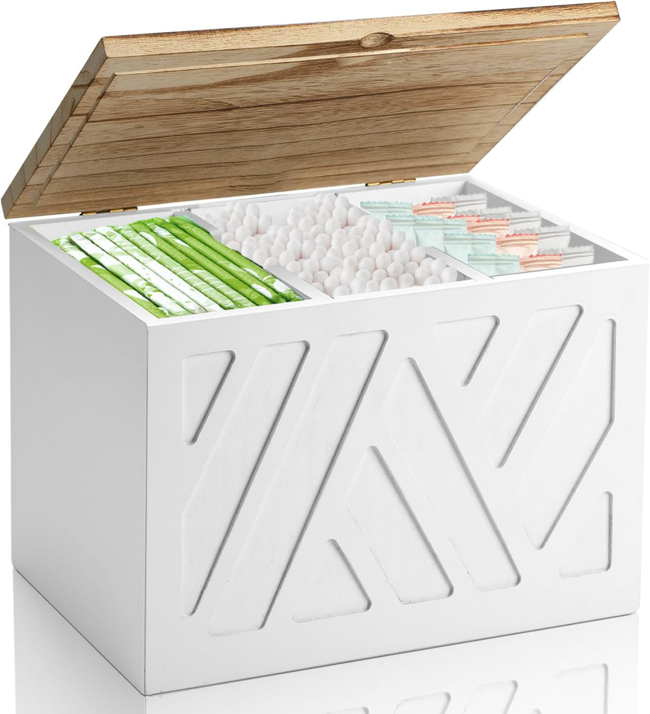 Hokku Designs Tampon Holder For Bathroom, Feminine Product Organizer ...