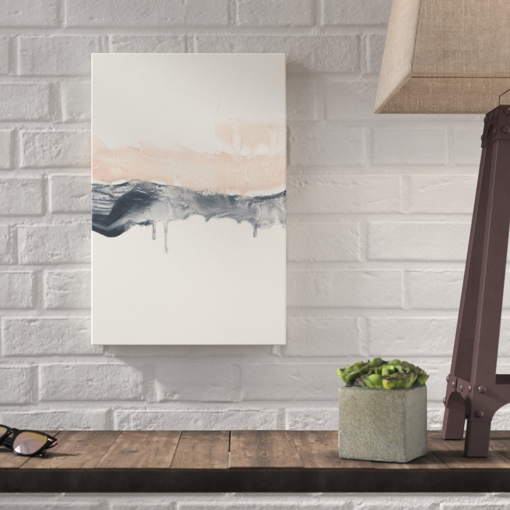 Ivy Bronx 'Blush Divide II' Painting on Canvas | Wayfair
