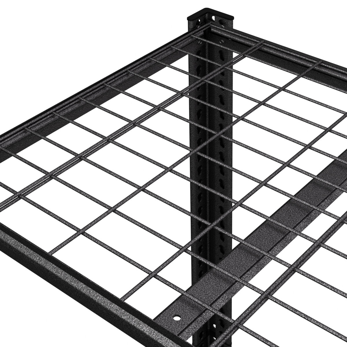 Rebrilliant Adjustable Heavy Duty Metal Mesh Storage Shelving Unit For ...