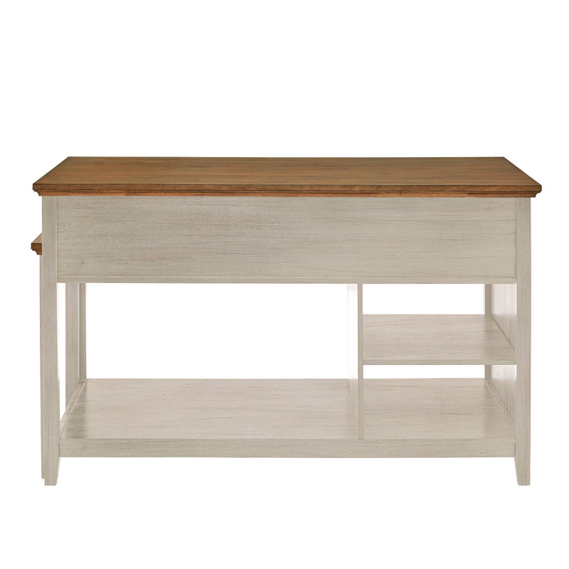 Kingstown Home Spadina Wood Kitchen Island & Reviews | Wayfair