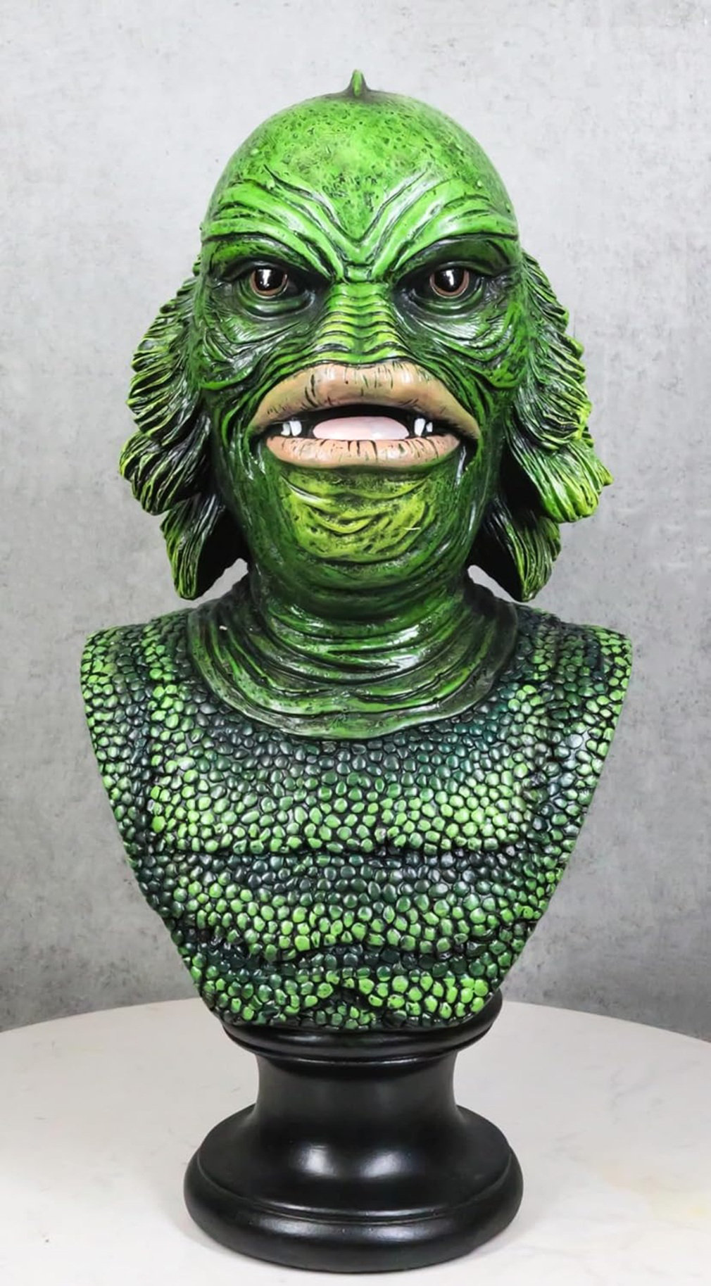 Trinx Horror Gill-Man Lagoon Swamp Monster Creature Head Bust Figurine ...