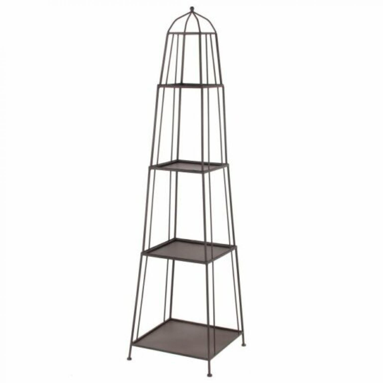 17 Stories Brown Metal Obelisk Stackable Rack Plant Stand - Wayfair Canada
