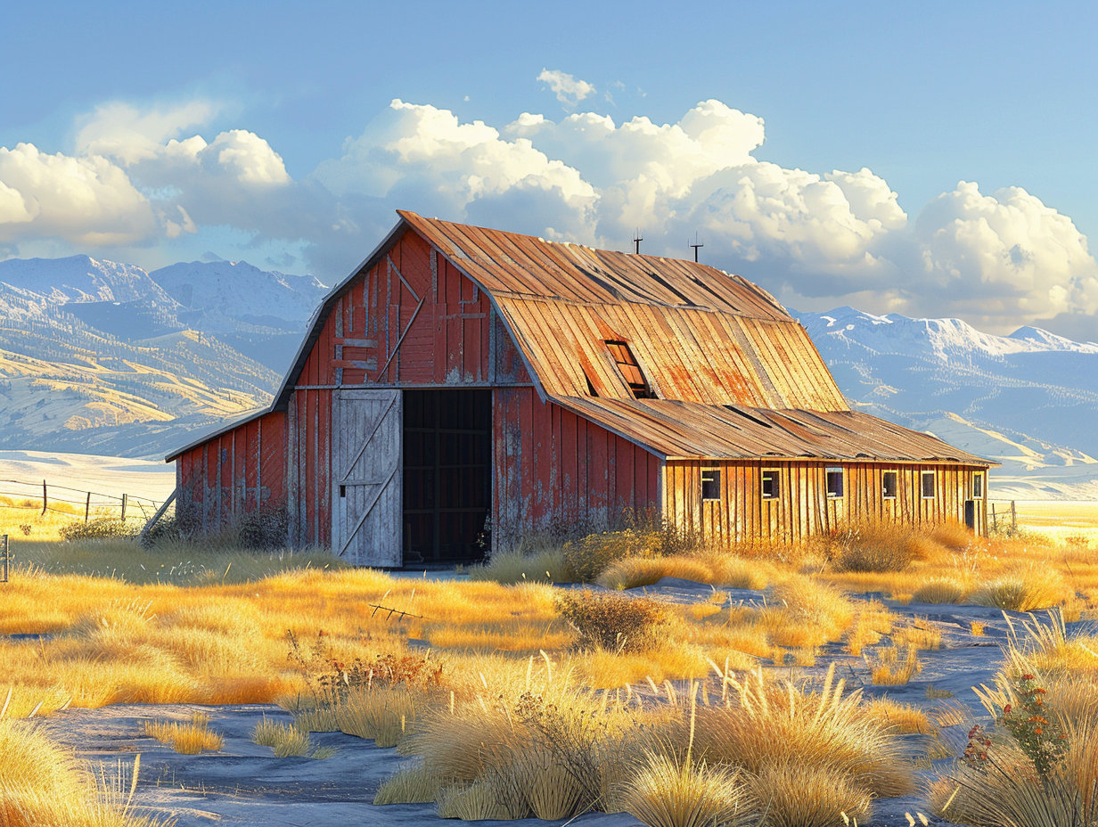Latitude Run® Barn Wall Tapestry - Agriculture Wall Decor_13517 ...