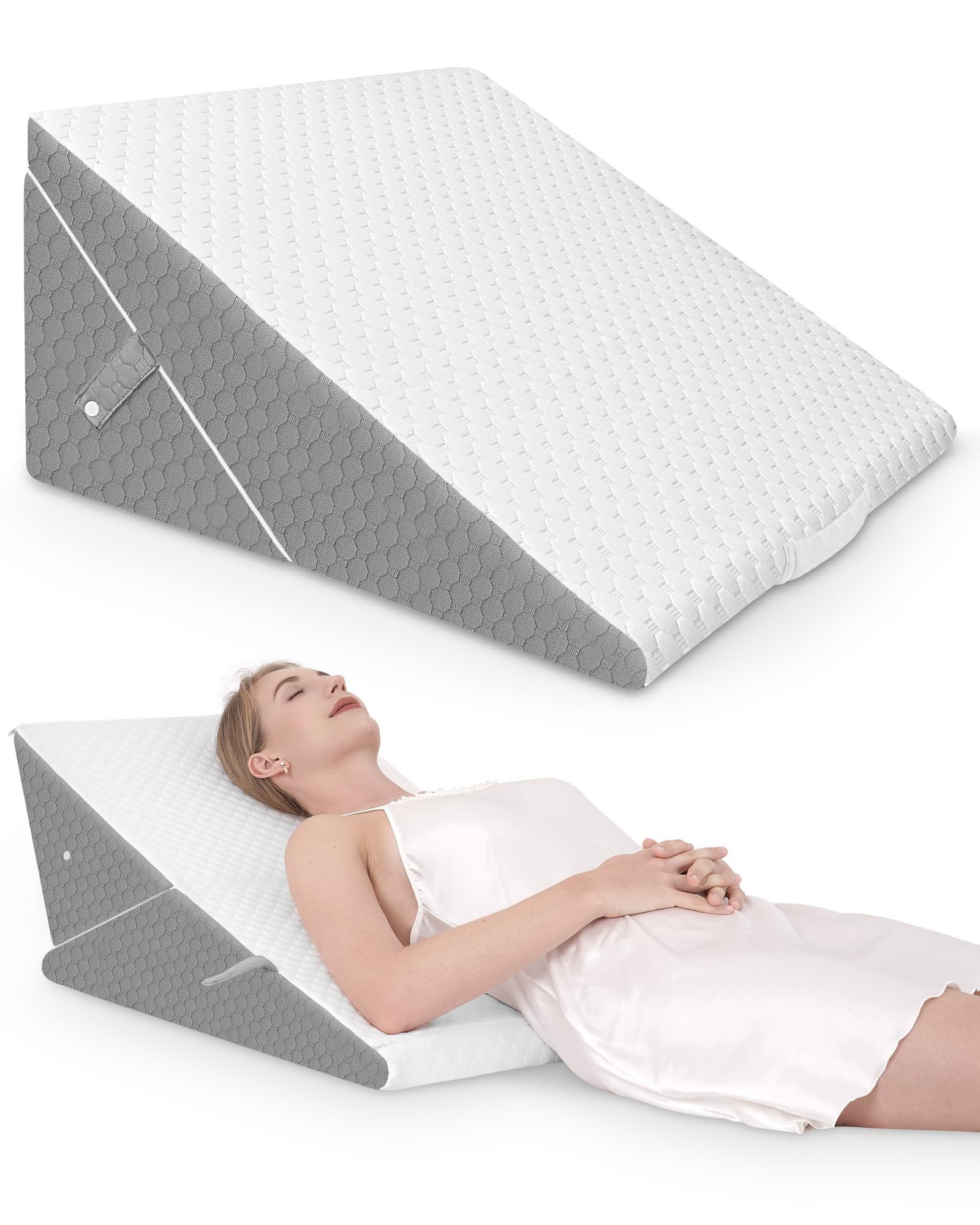Alwyn Home 7-in-1 Foldable Wedge Pillow for Ultimate Comfort | Wayfair