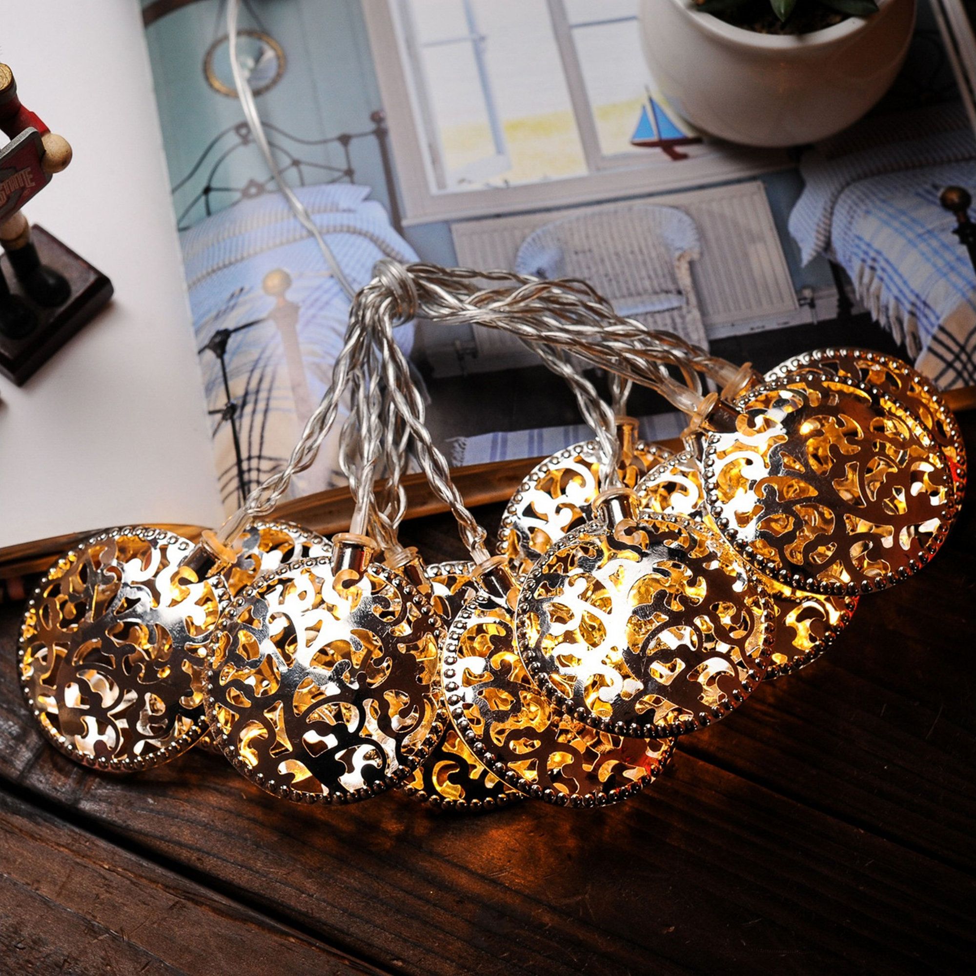 Ebern Designs Kevern 5.5' LED 10 - Bulb Novelty String Light & Reviews ...