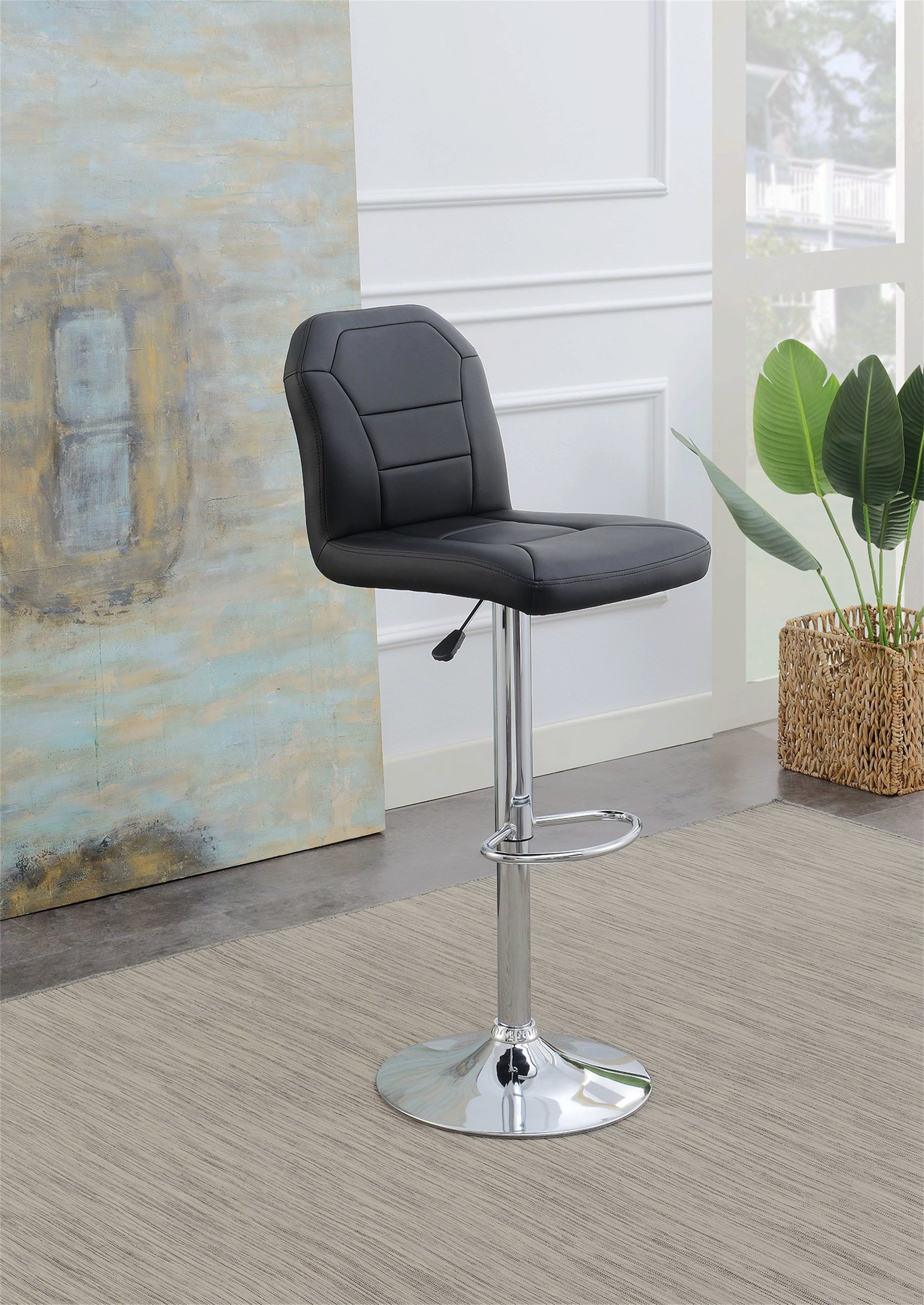 Latitude Run® Cadian Swivel Adjustable Height Stool | Wayfair