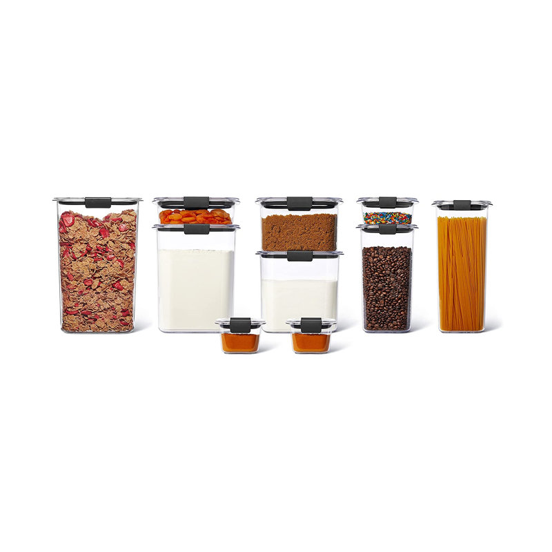 Rubbermaid Brilliance 10 Container Food Storage Set & Reviews | Wayfair