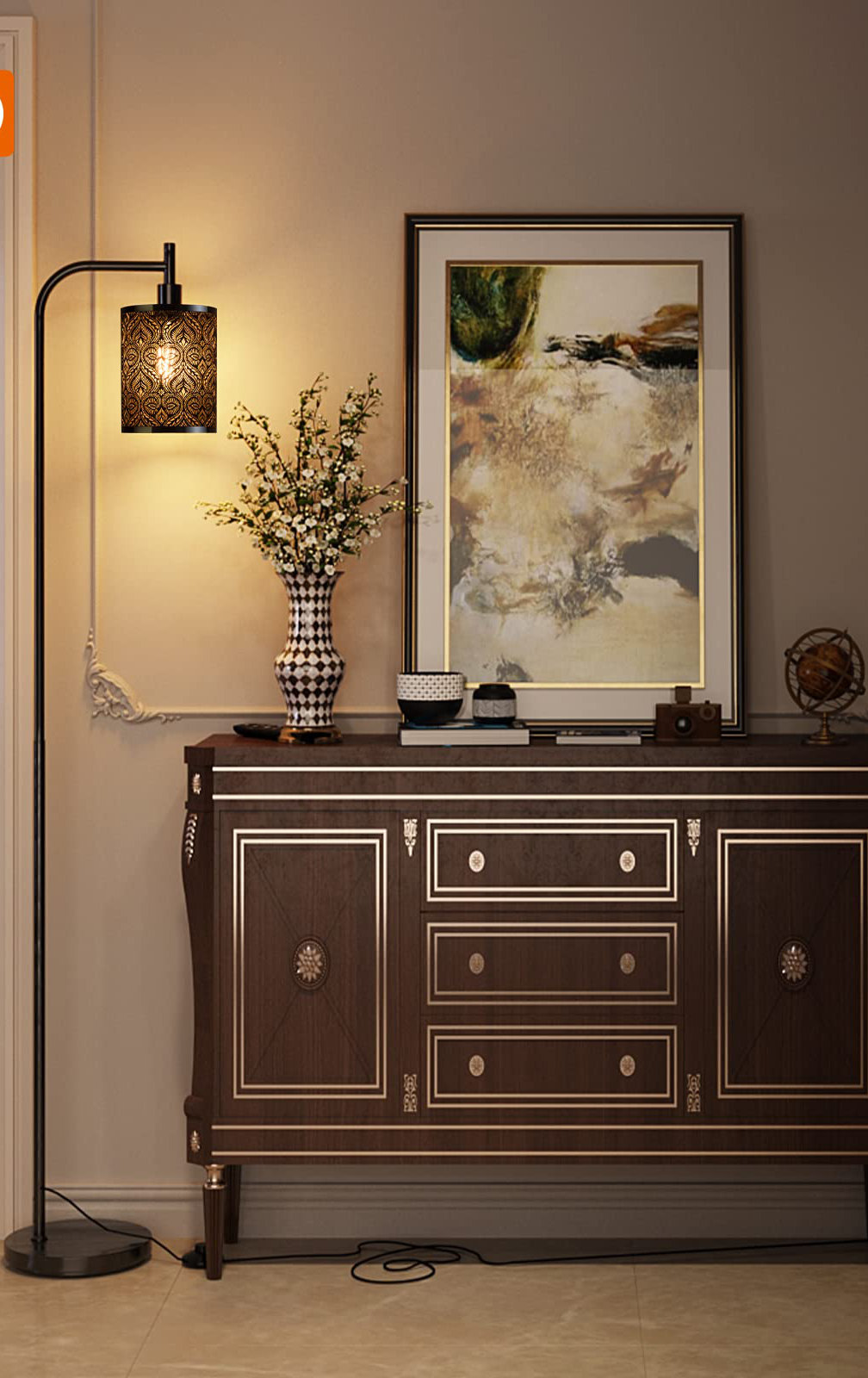 Dakota Fields Cedriana 66" LED Task Floor Lamp | Wayfair