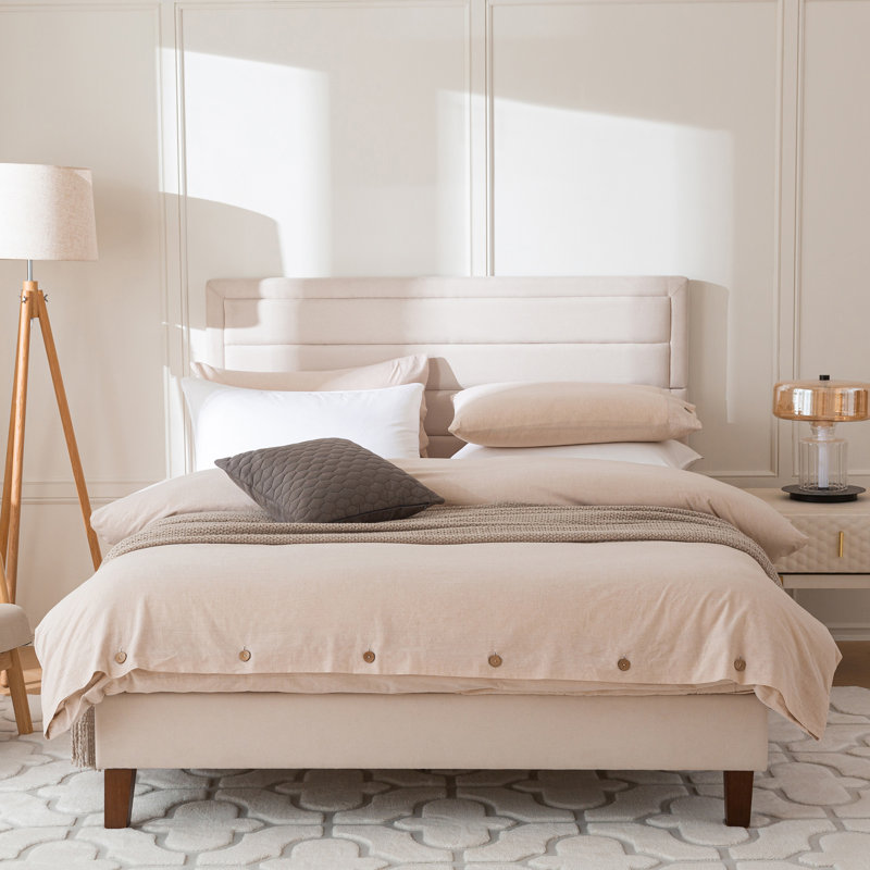 Latitude Run® Upholstered Low Profile Platform Bed & Reviews | Wayfair