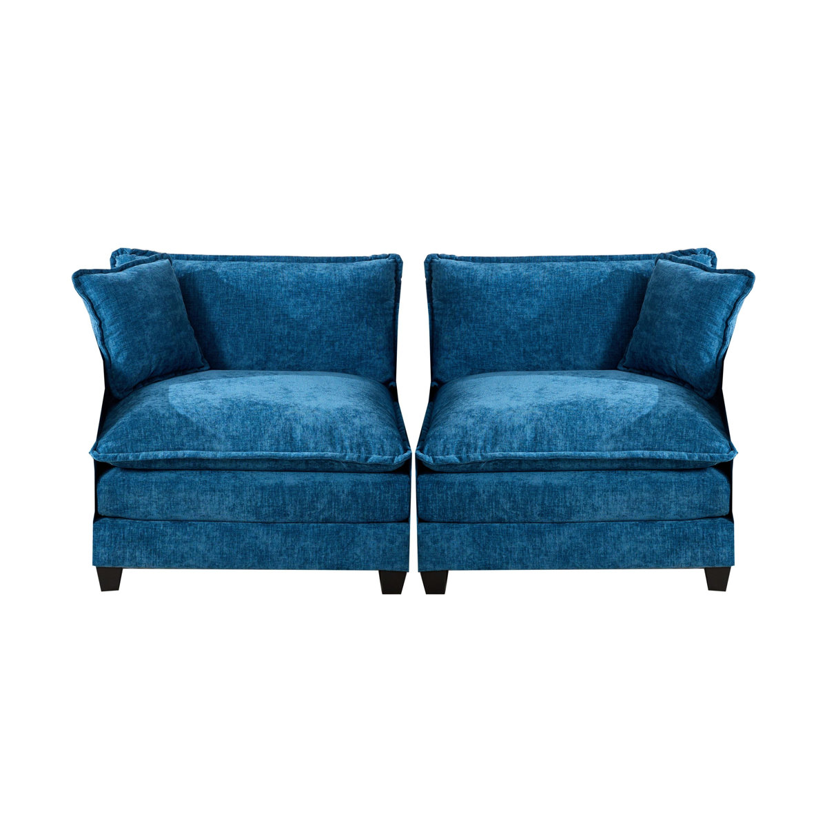 Ebern Designs Grid Armless Chair Single Seat Module For Modular ...