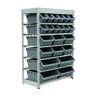Rebrilliant Jonnisha 33 W x 15 D x 48 H Garage Storage Bin Rack System ...