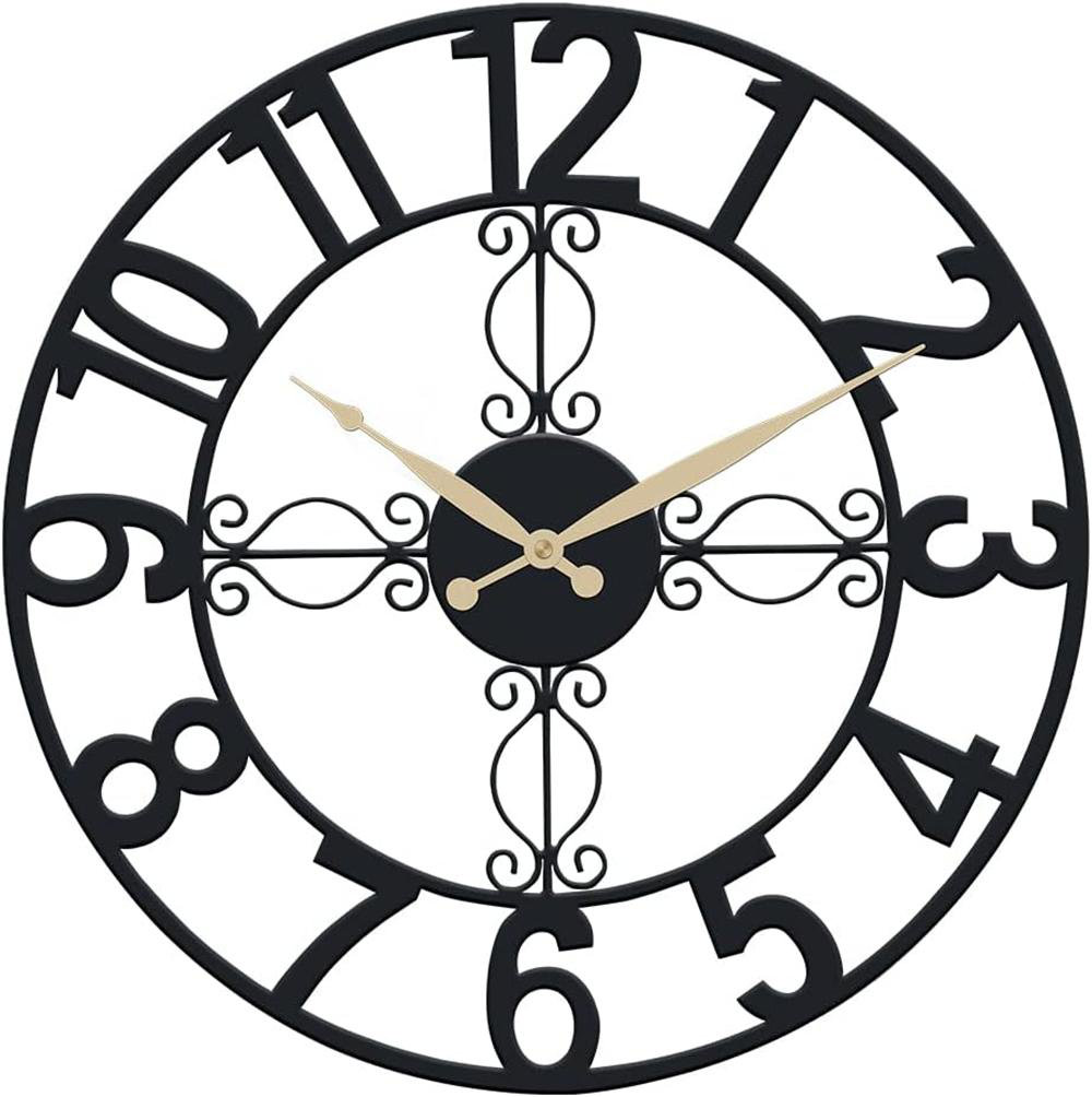 Williston Forge Jeralyn Metal 18" Wall Clock | Wayfair