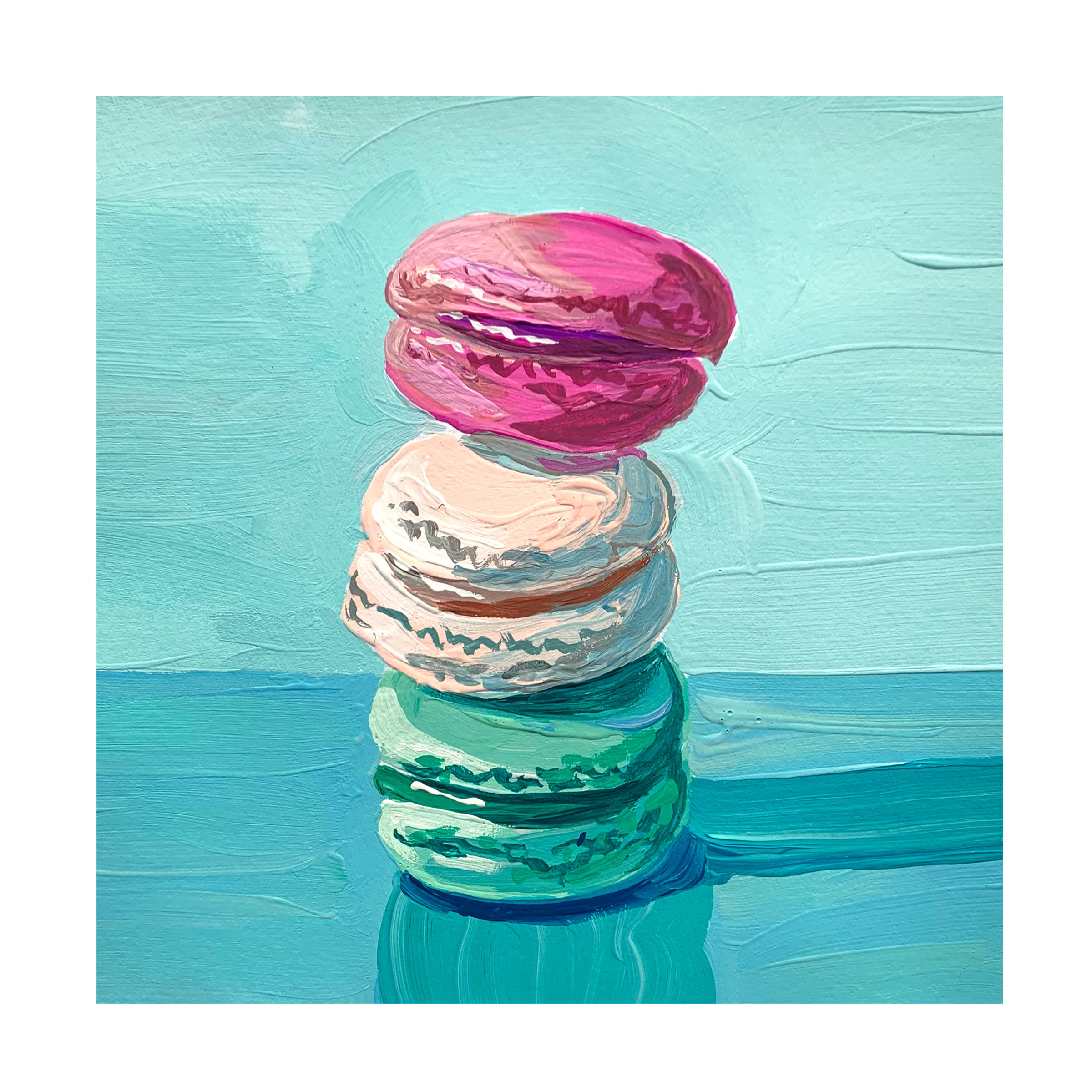 Highland Dunes Key And Sea Macarons Canvas Art | Wayfair