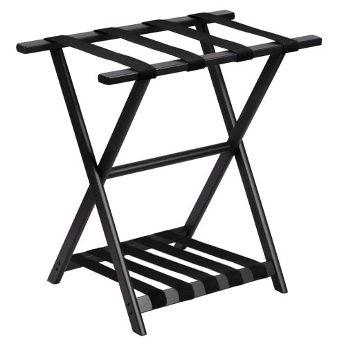 Black Luggage Racks You'll Love | Wayfair
