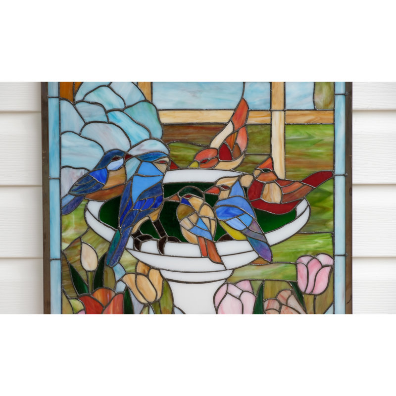 Red Barrel Studio® Birds Window Panel | Wayfair