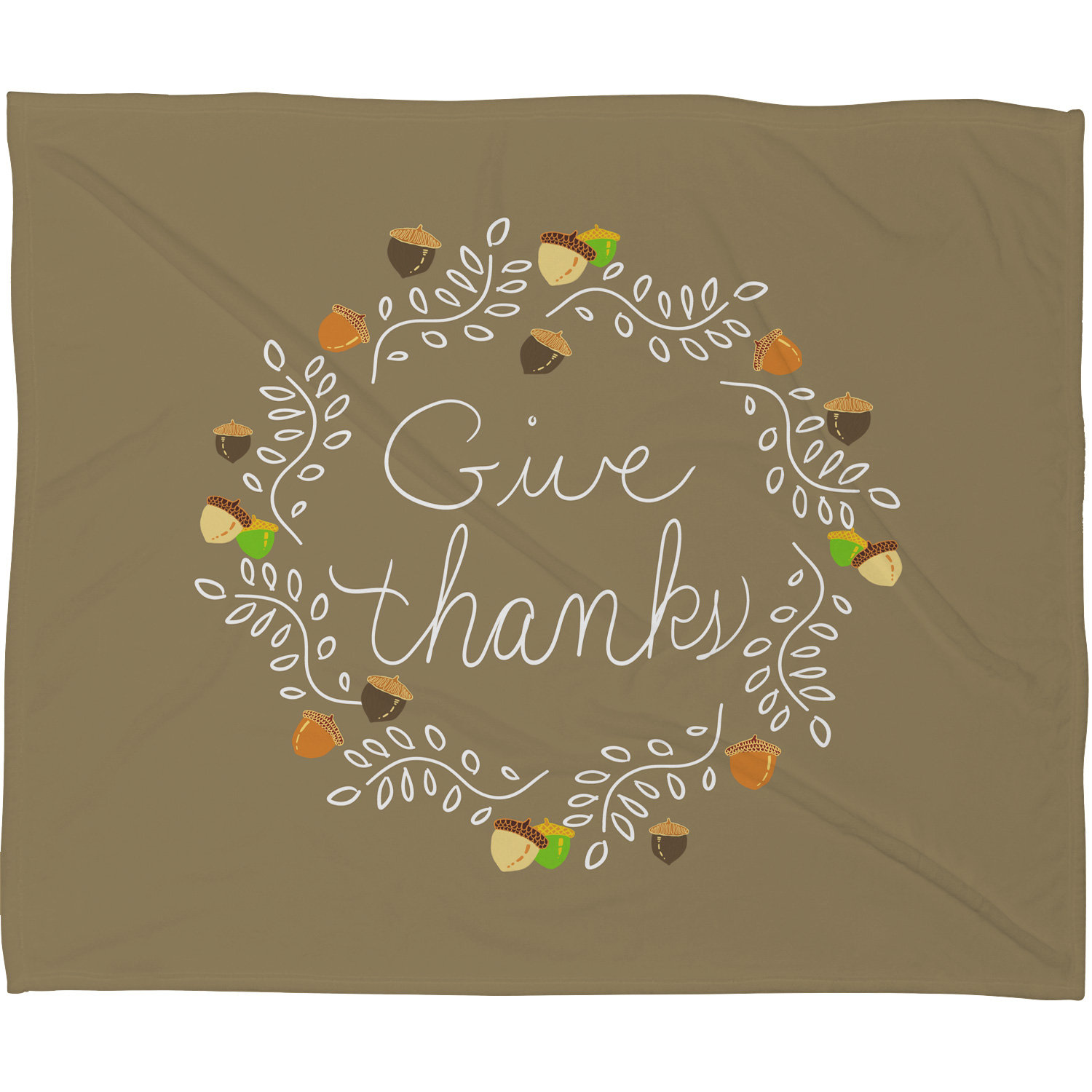 Deny Designs Giving Thanks Throw Blanket | Wayfair