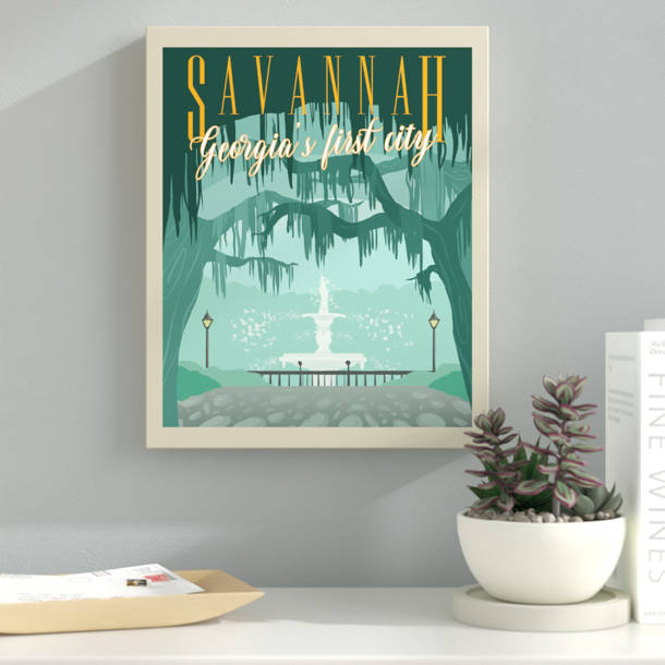 Ebern Designs Savannah Postcard Print | Wayfair
