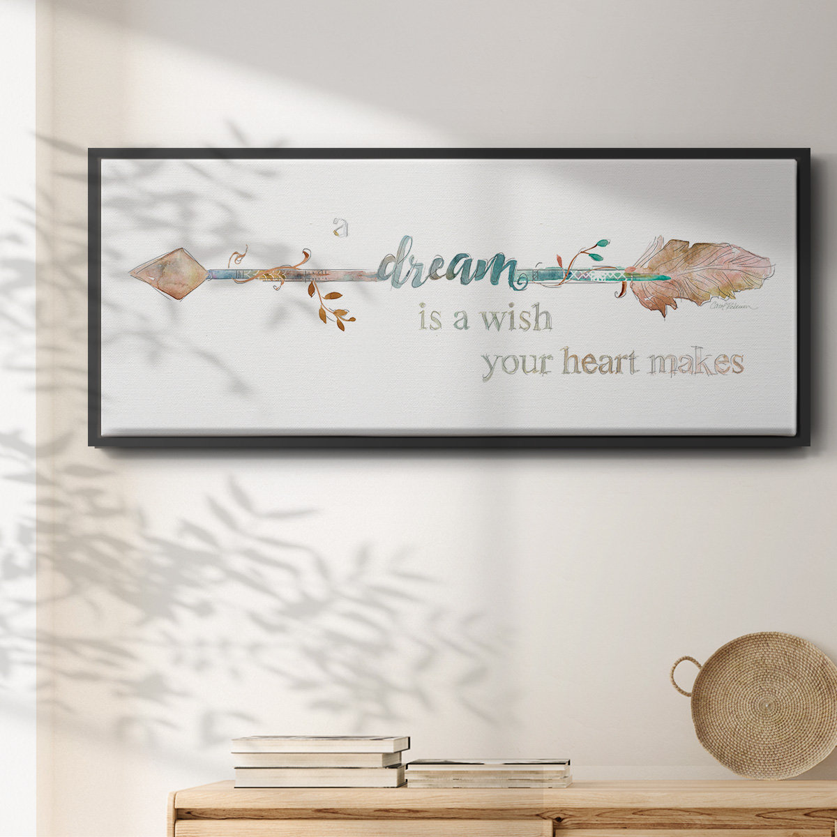 Red Barrel Studio® Dream Arrow- Framed Canvas | Wayfair