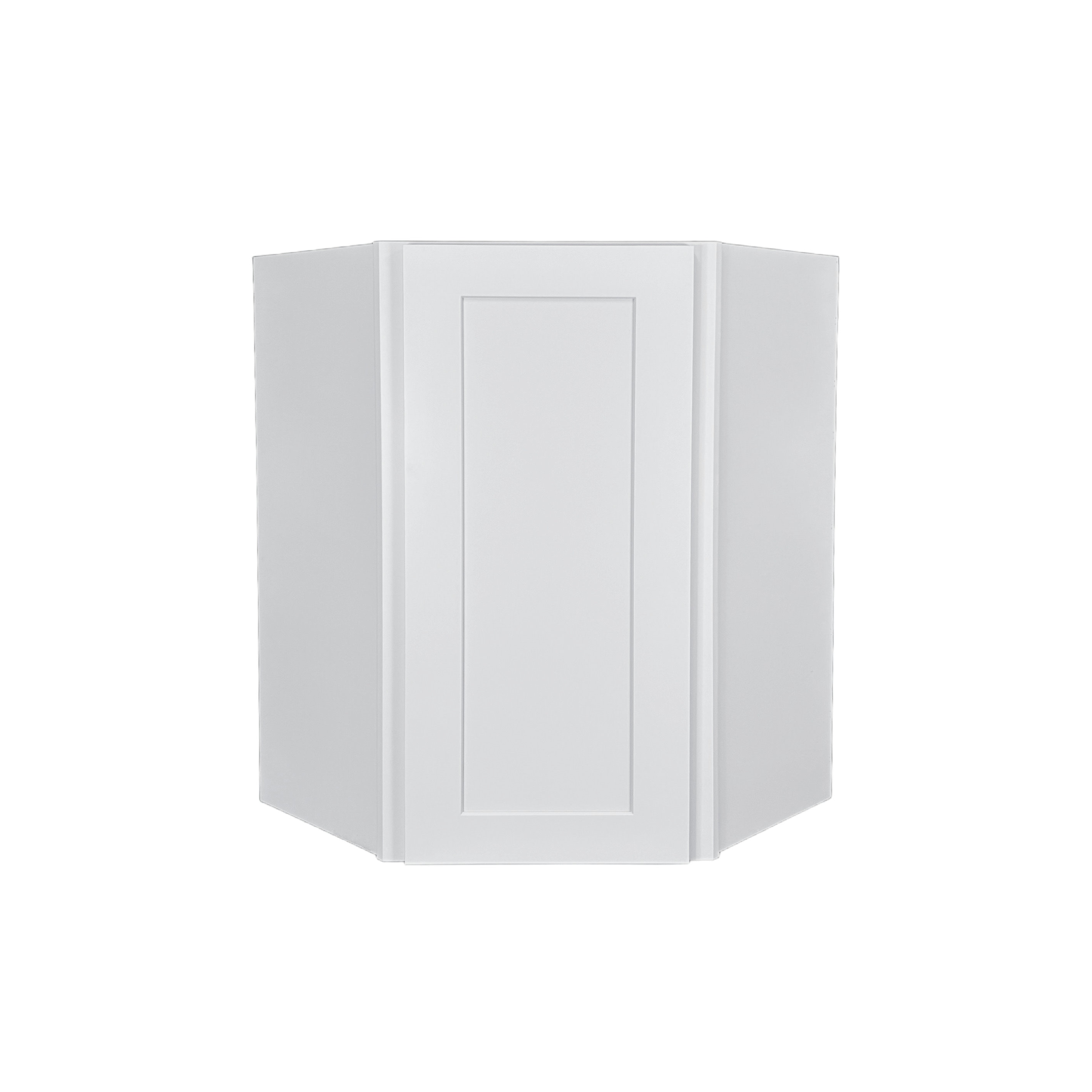 L&C Cabinetry 24W Kitchen Wall Diagonal Corner Cabinet - Shaker Style ...