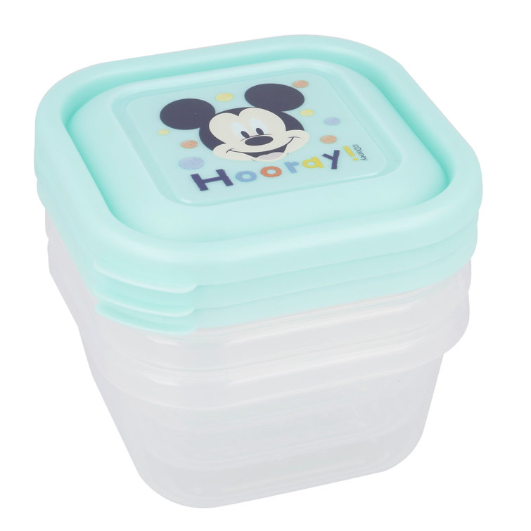 Disney STOR BABY 3 PCS SET SQUARE SNACK CONTAINERS COOL LIKE MICKEY ...