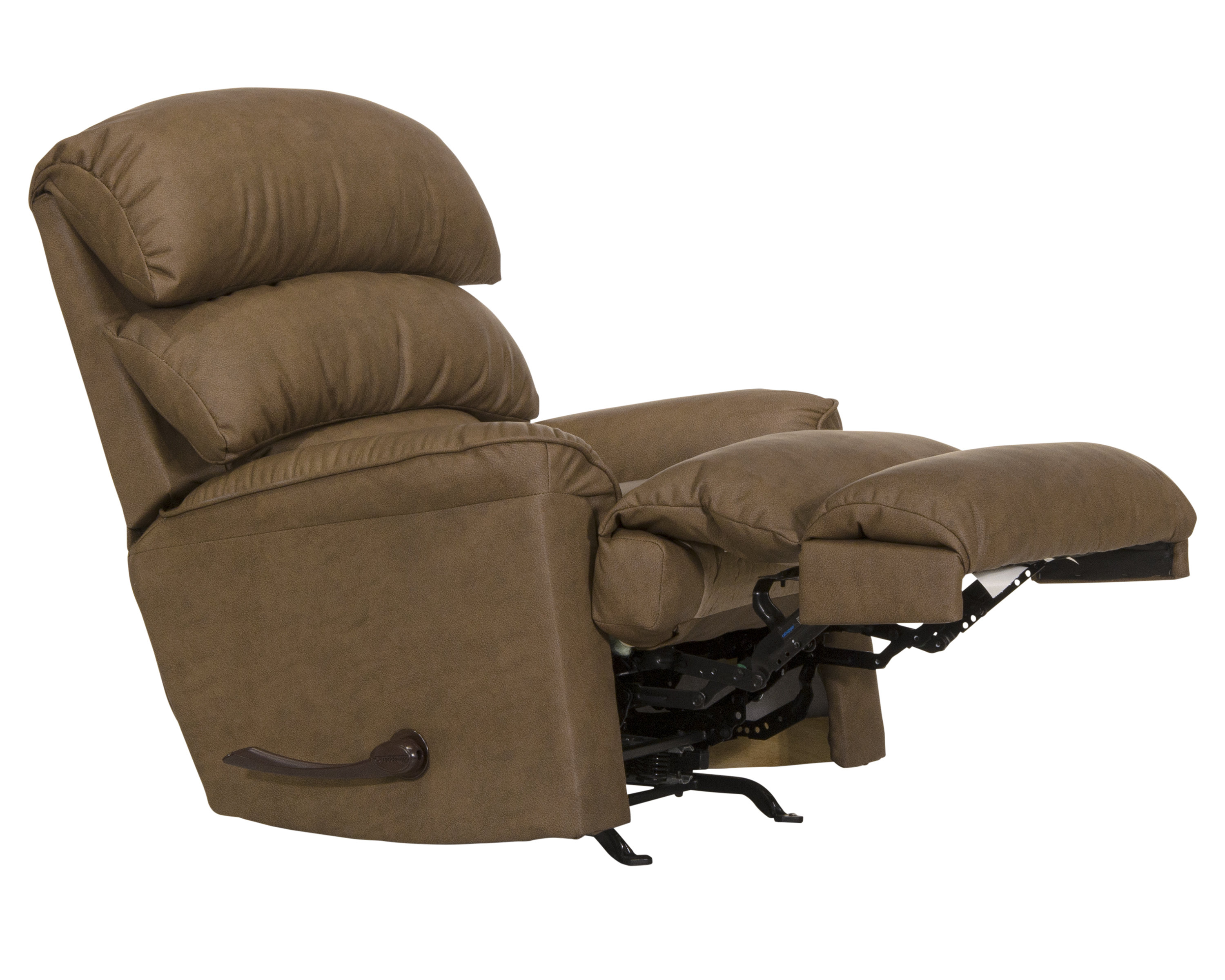 Latitude Run® Montello Chaise Rocker Recliner In Nanobionic Fabric ...