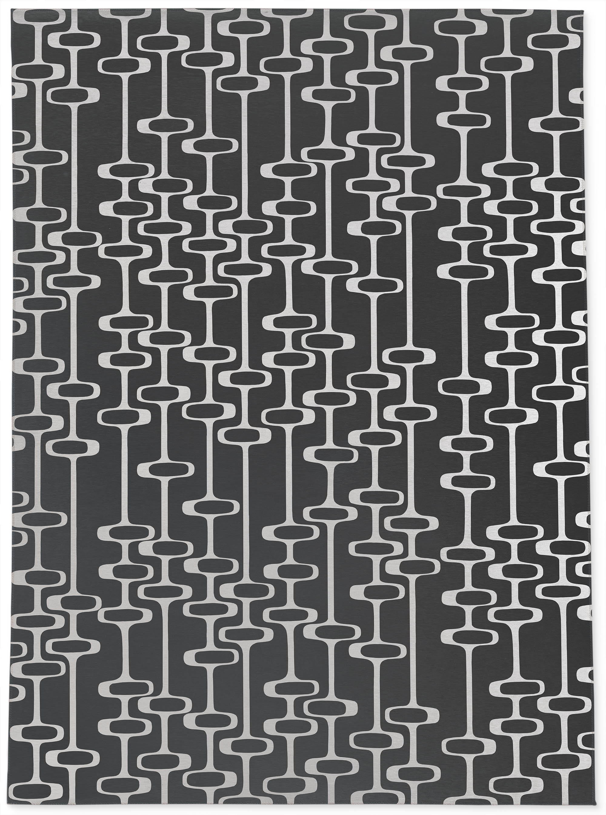 KAVKA DESIGNS Abacus Charcoal Kitchen Mat | Wayfair