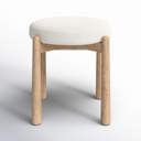 Joss & Main Rebecka Solid Wood Accent Stool | Joss & Main