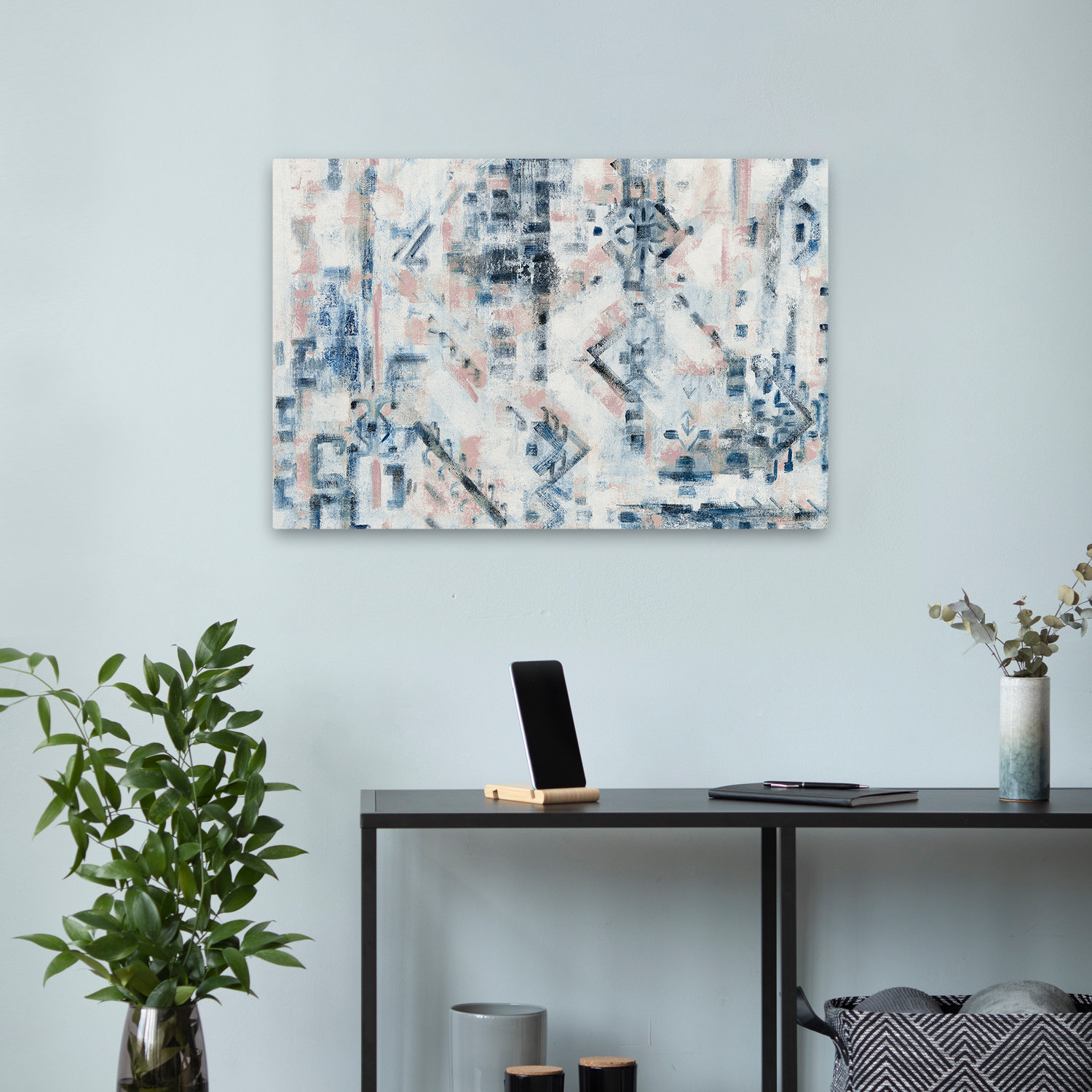 Dakota Fields Abstract Aztec - Scattered Rose Crop | Wayfair