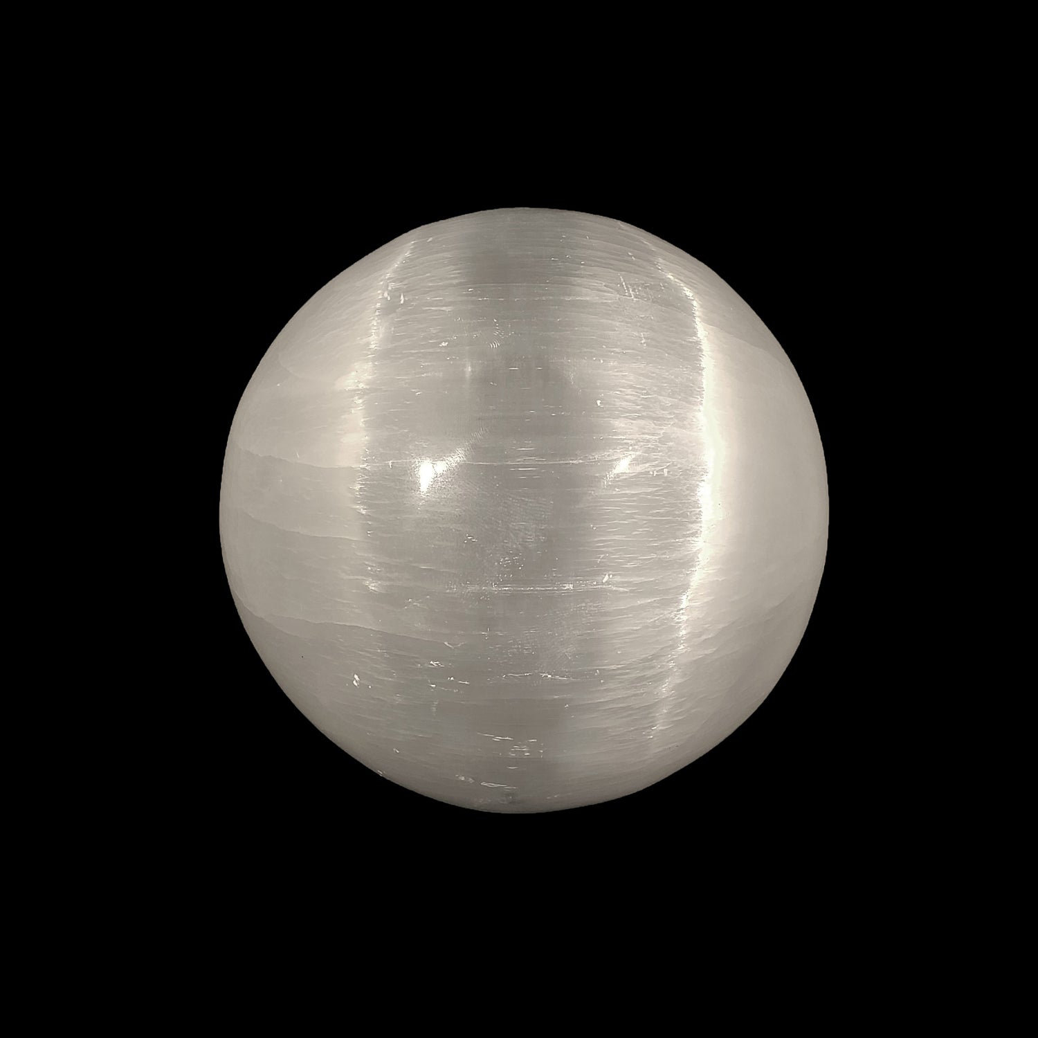 Orren Ellis Zarius Selenite Sphere Sculpture | Wayfair